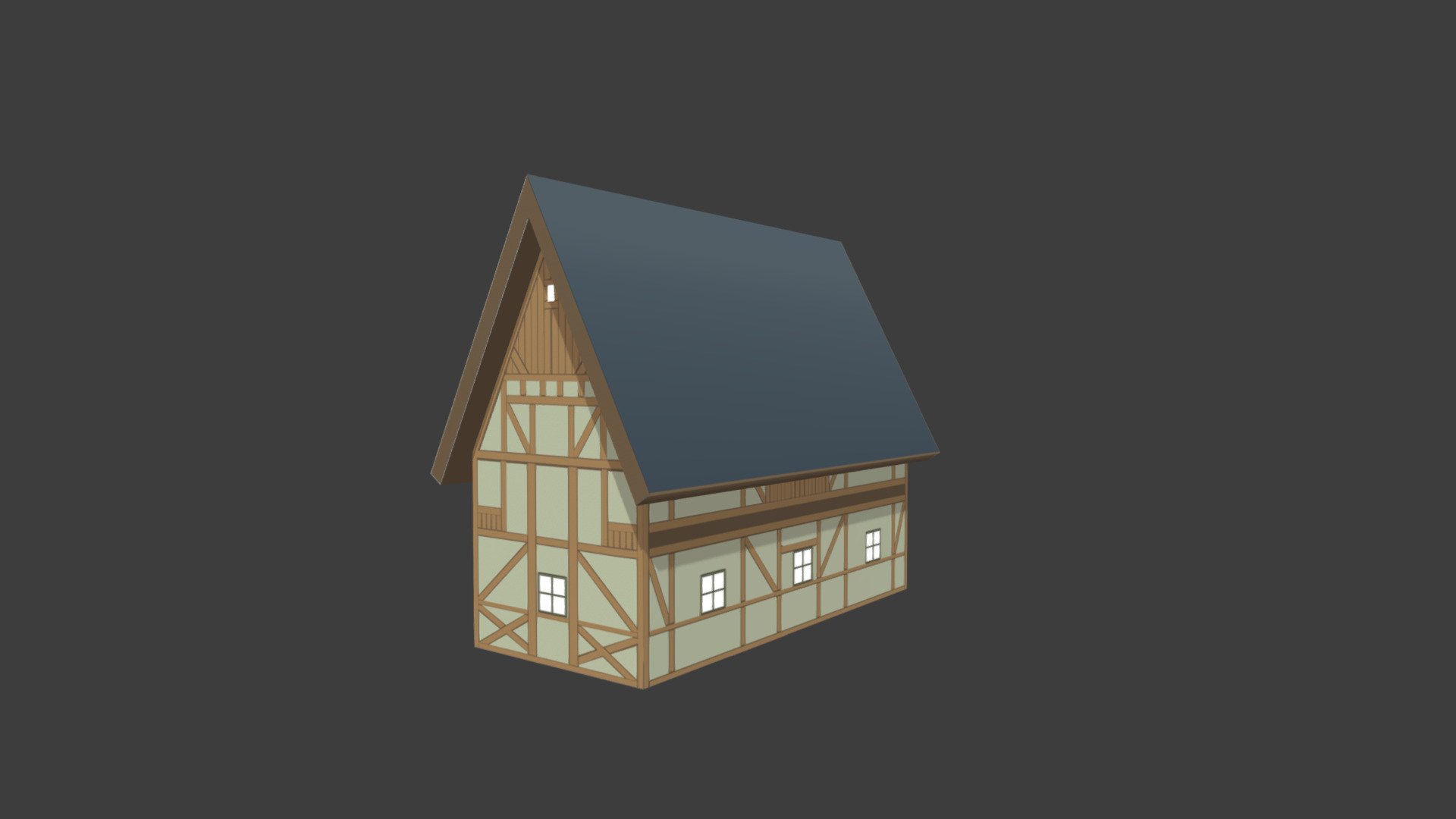 Modular large building - 3D model by LukasRobbertsen [b33fd0d] - Sketchfab