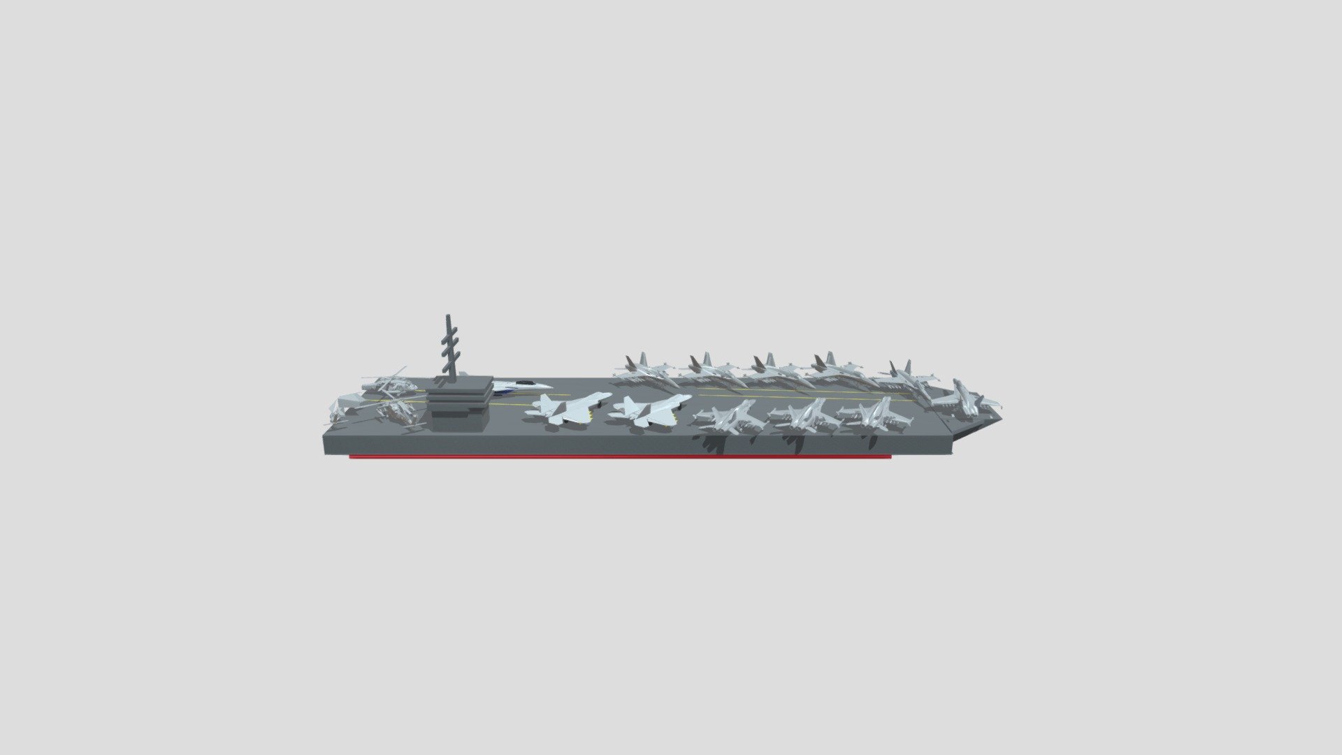 Nimitz class aircraft carrier - 3D model by Awesome Ploy 3D ...