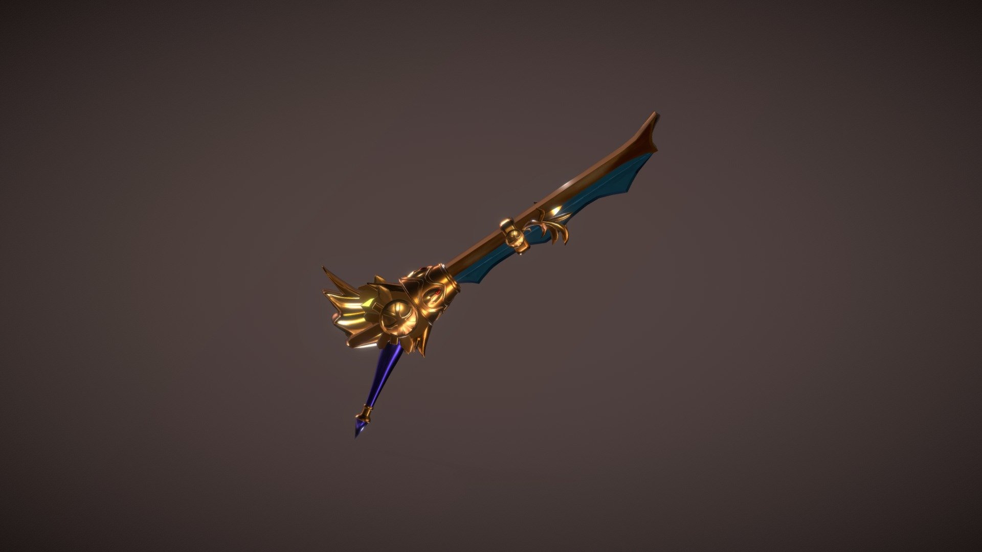 Kid Icarus fanart-Palutena's blade - 3D model by Amichel30 [b3420e4 ...