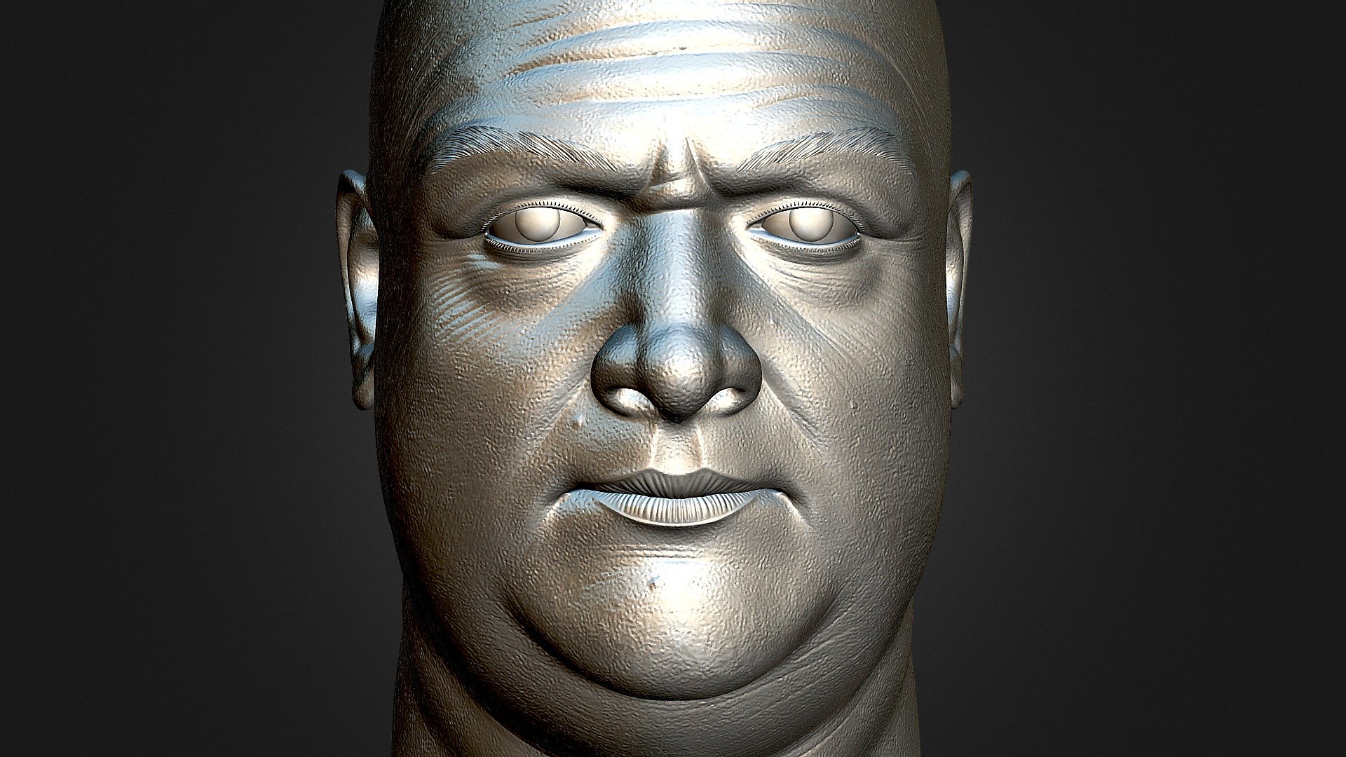 Fat Head Basemesh 3D Model - Buy Royalty Free 3D model by Yacine BRINIS ...