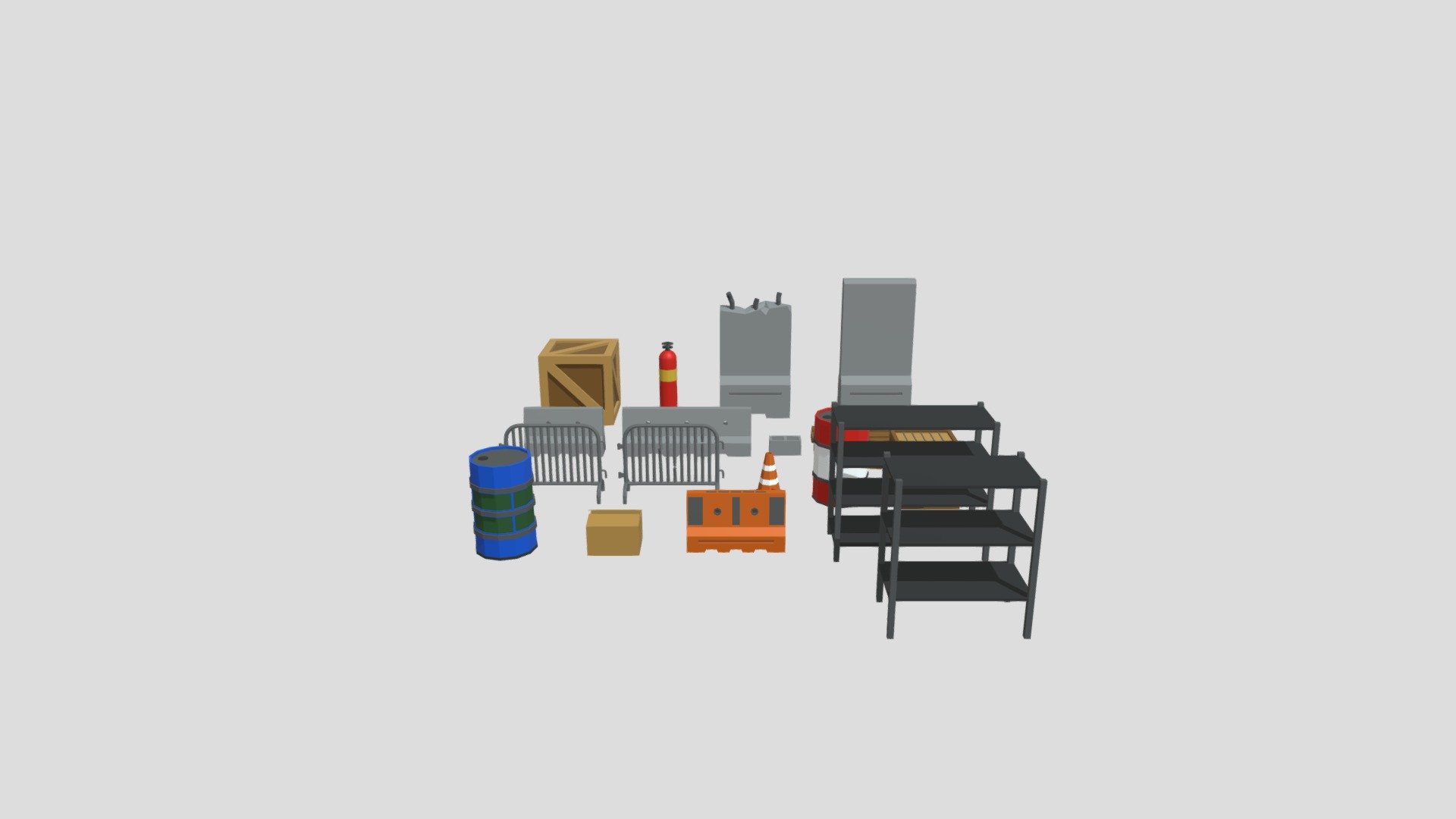 Low poly FPS Props - Download Free 3D model by blaze71643 [b3441d6 ...