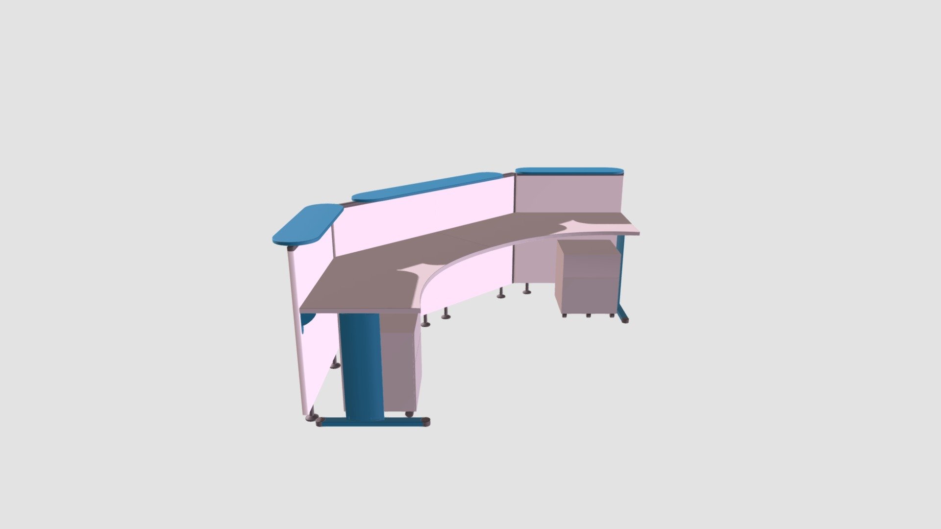 reception desk - Buy Royalty Free 3D model by Evermotion [b34426b ...