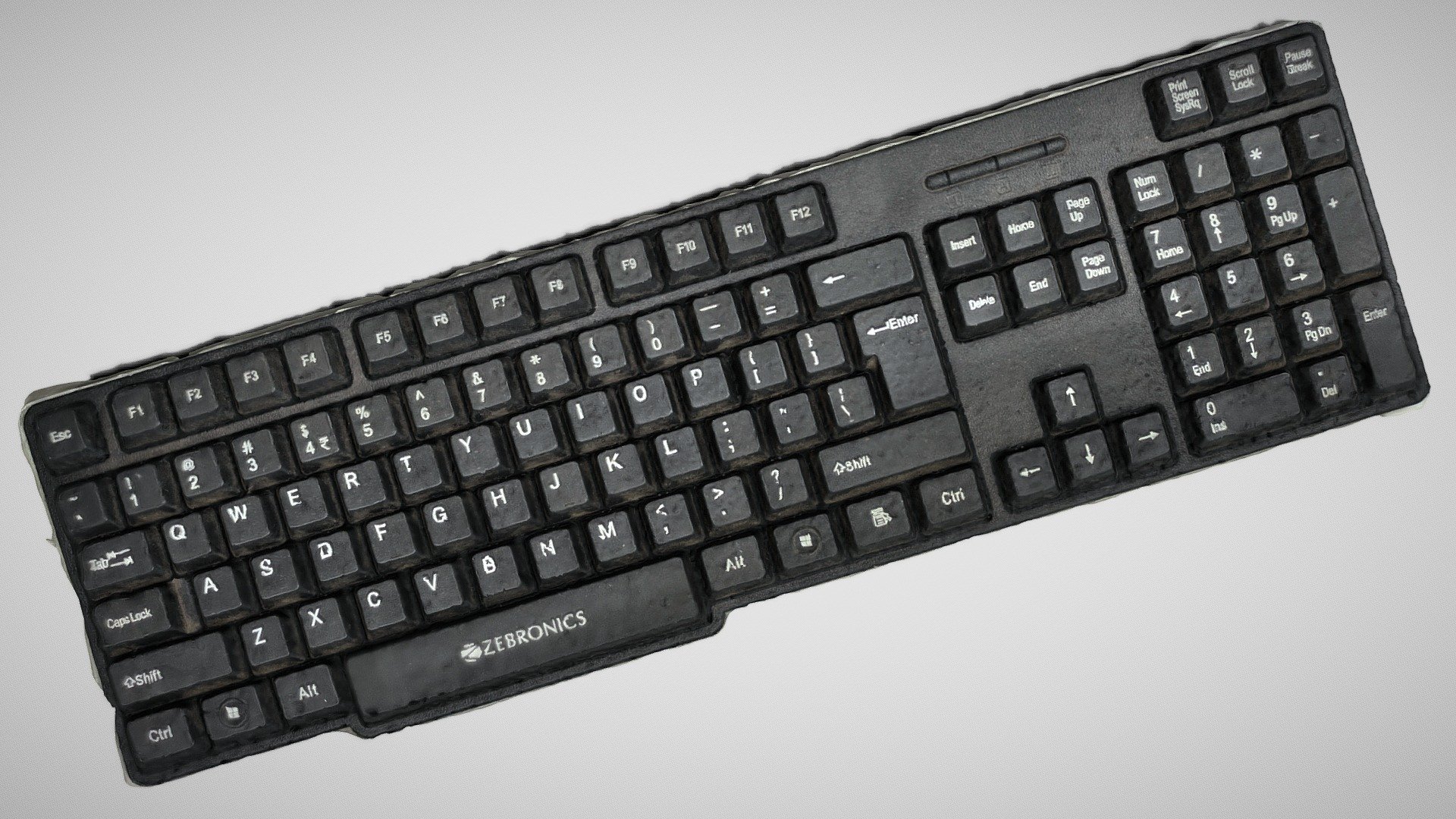 Zebronics Wireless Keyboard Photoscan - Download Free 3D model by ...