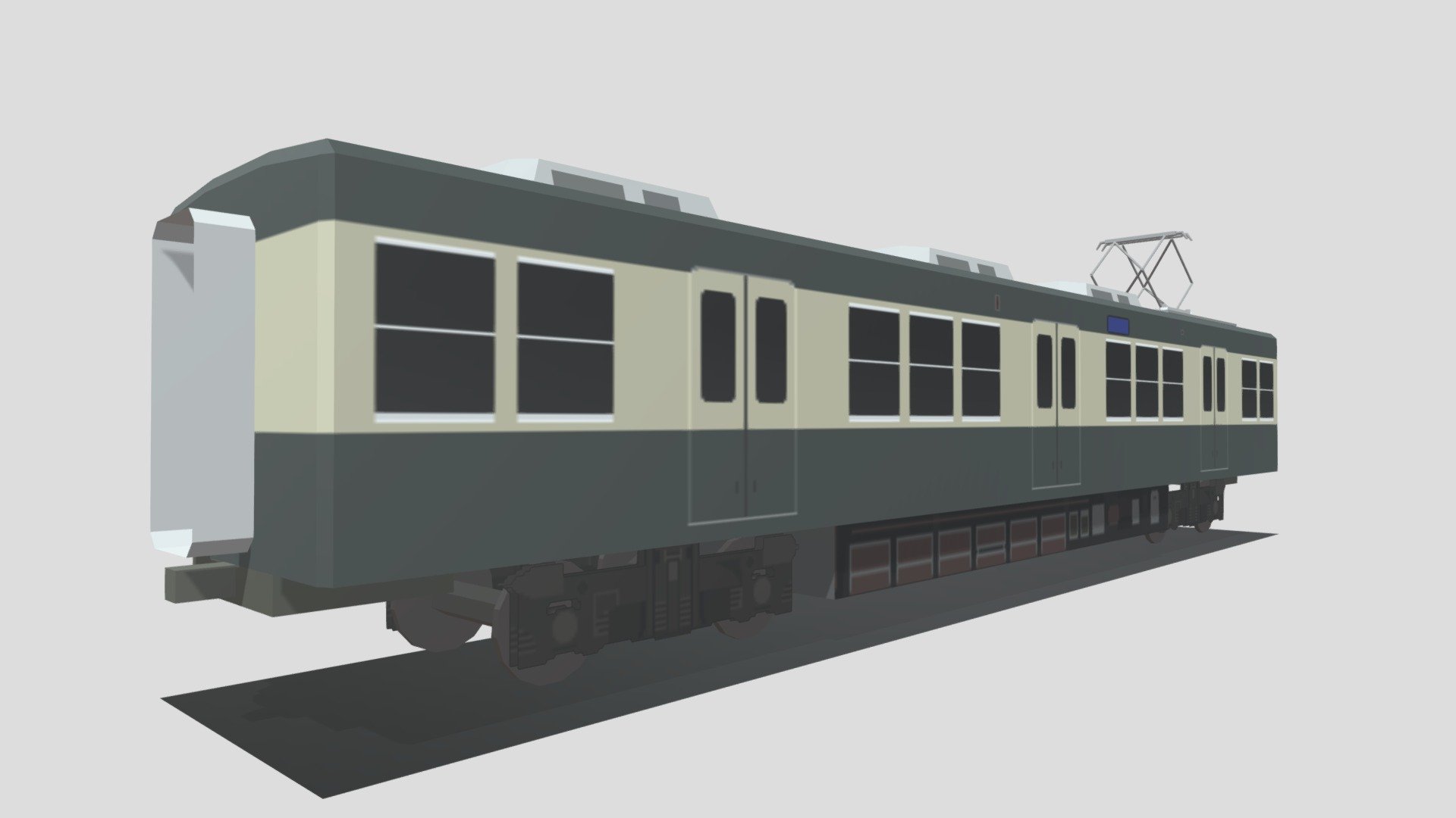 京成3300形(青電)中間車2 - Download Free 3D model by V3B4 [b346968] - Sketchfab