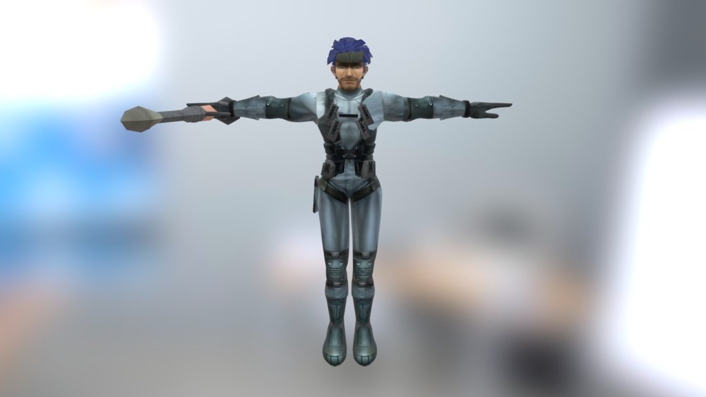 Solid Snake over Ike - 3D model by virtualturtle [b34787a] - Sketchfab