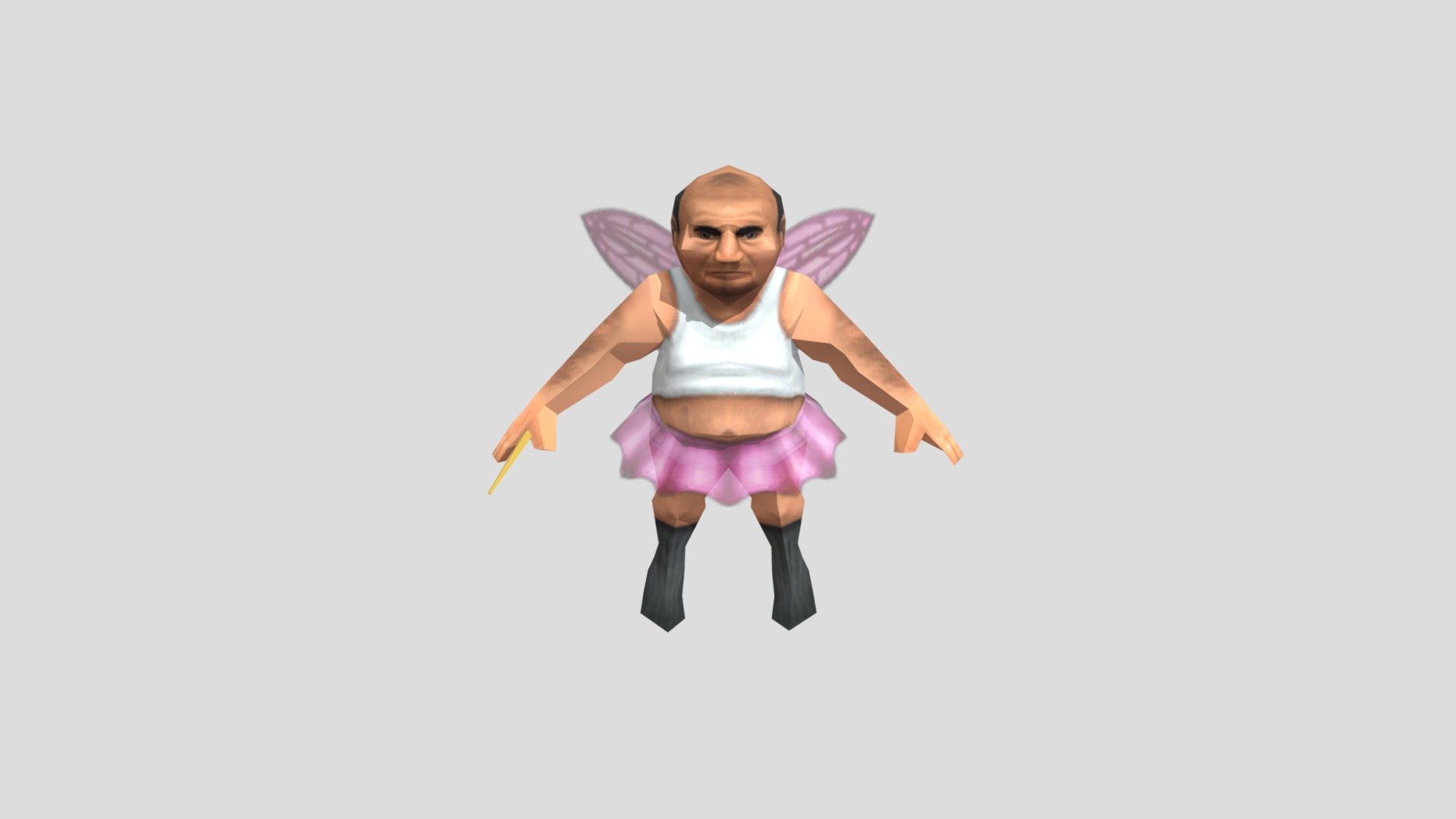 PC Computer - Shrek 2 - Roy the Save Fairy - Download Free 3D model by ...