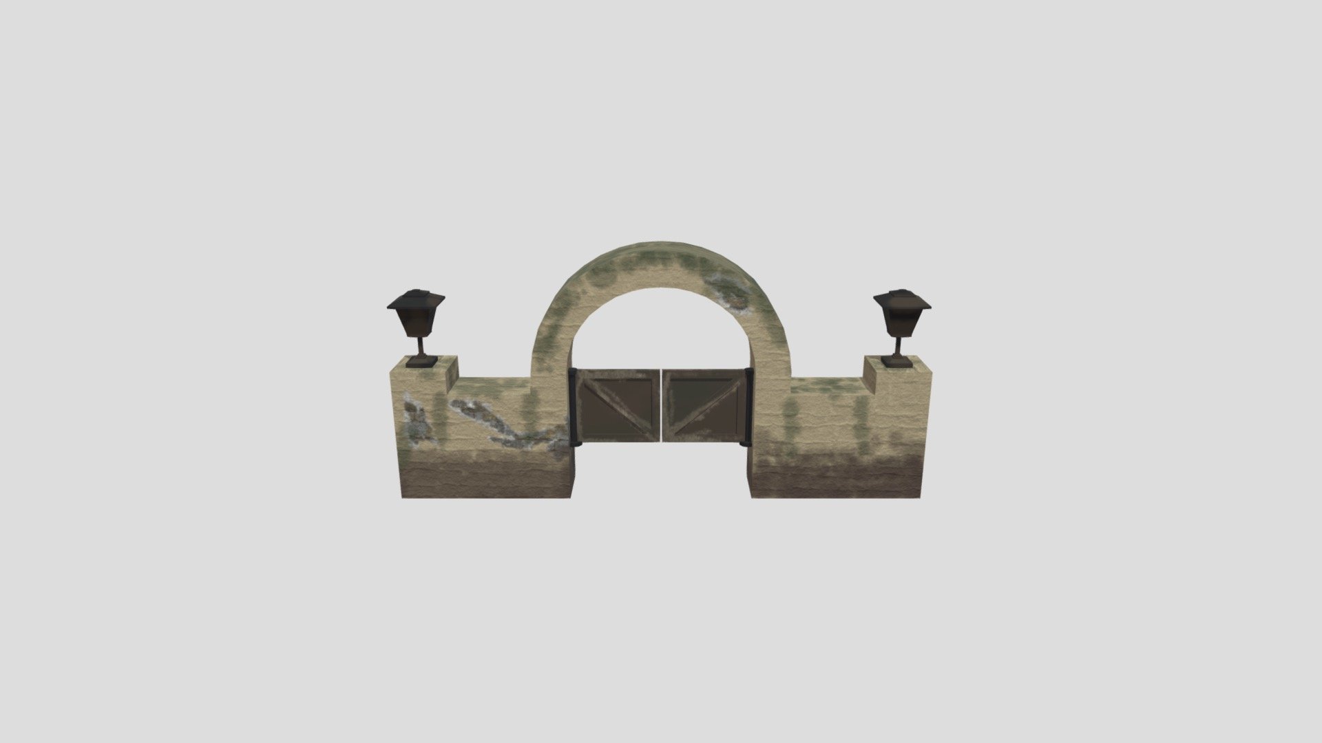 Main_Gate - 3D model by Ryan_Rodriguez [b34915e] - Sketchfab