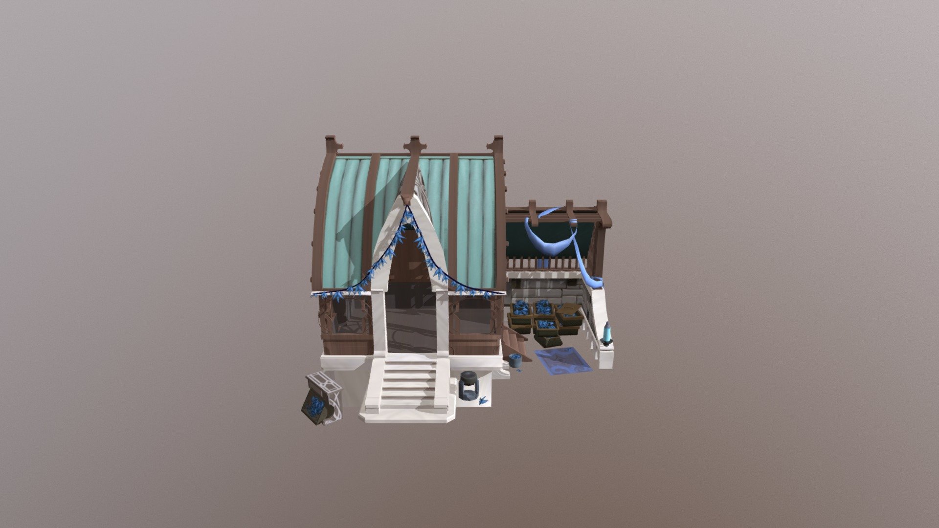 Merchant House - 3D model by imonkeyface [b3495e7] - Sketchfab