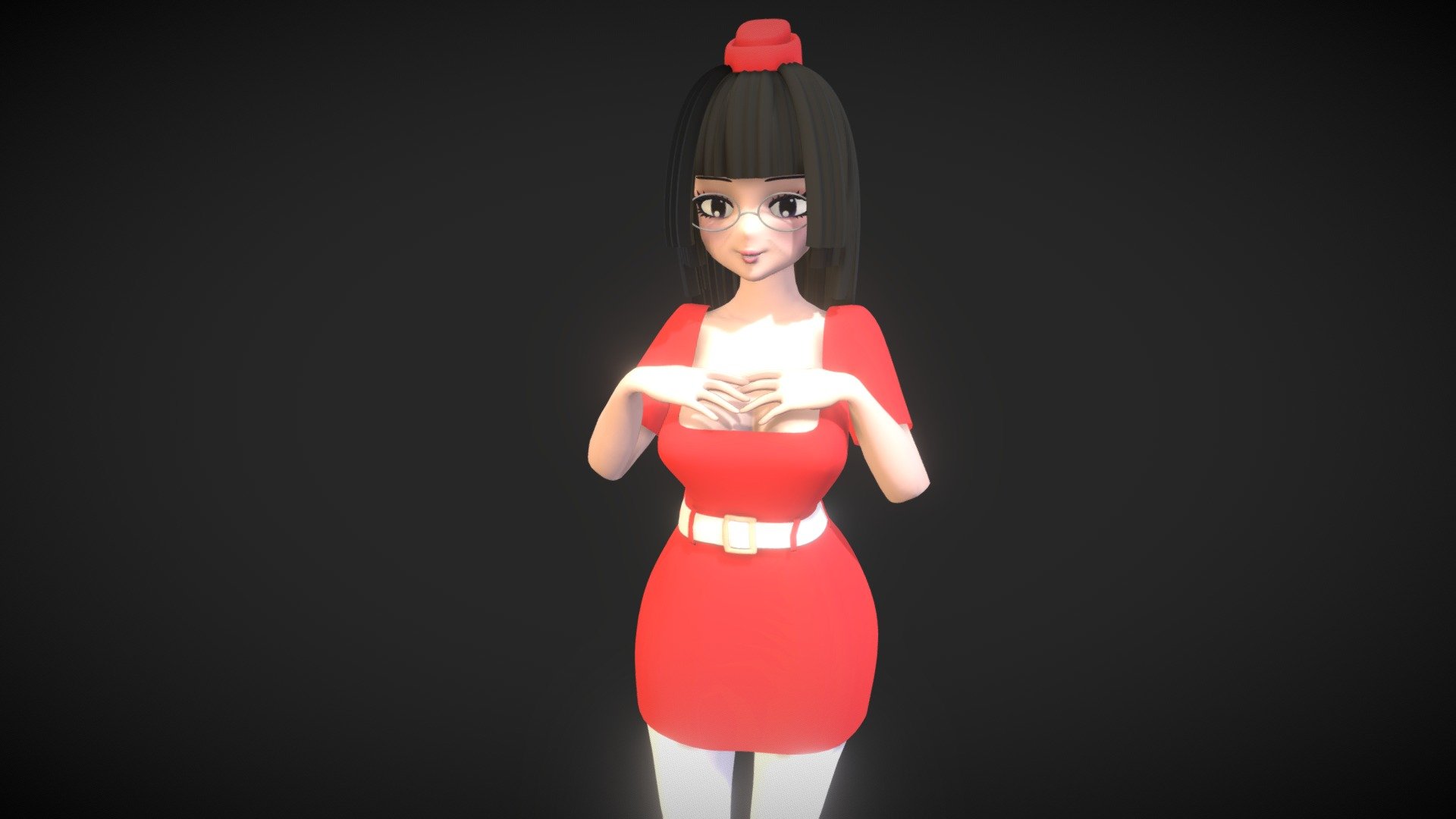 Cabin Crew Series: Jane - 3D model by daydev [b349f4b] - Sketchfab