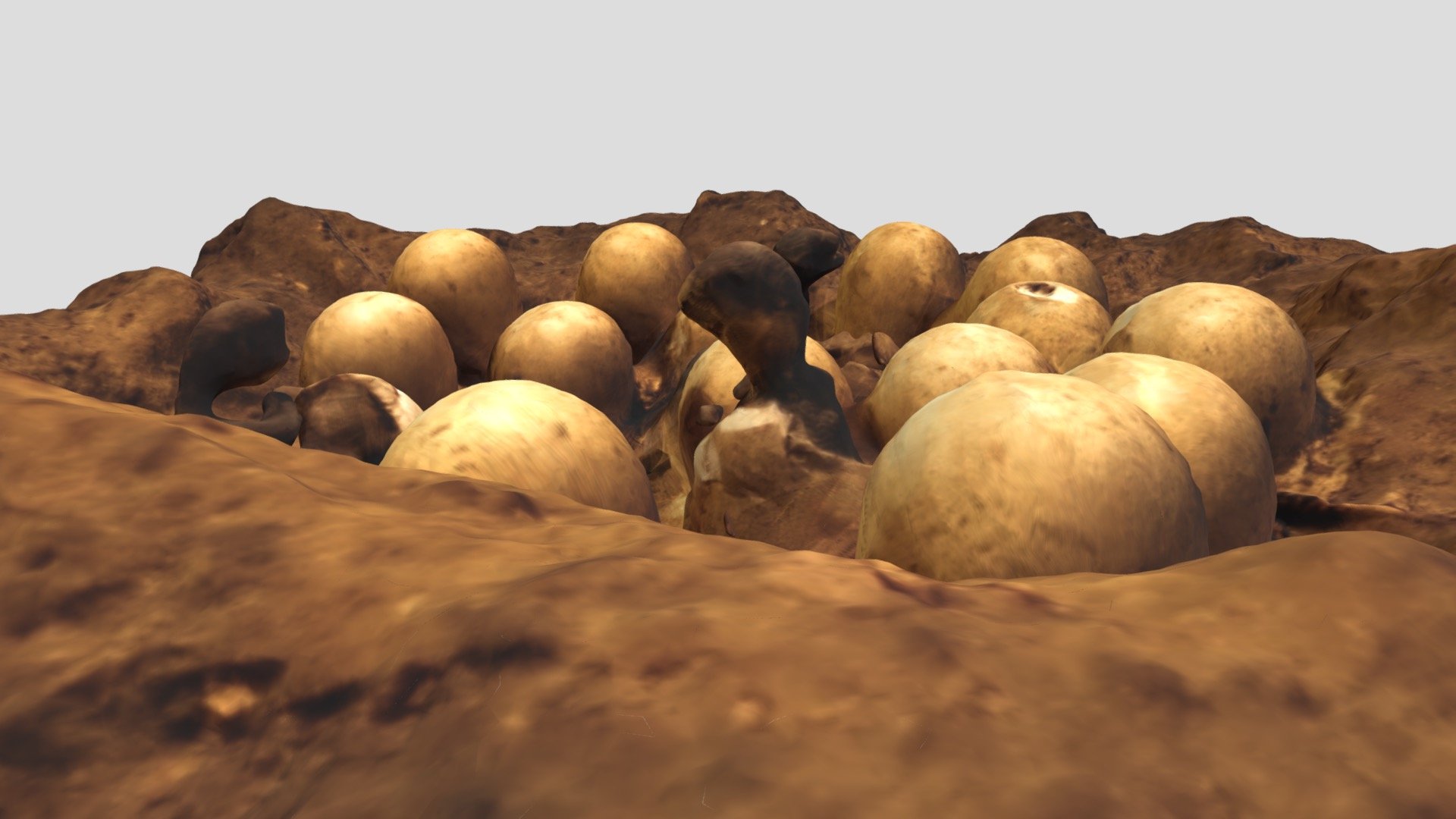 Dinosaur nest. - 3D model by Epic_devolepment (@Epic_dev) [b34adad ...
