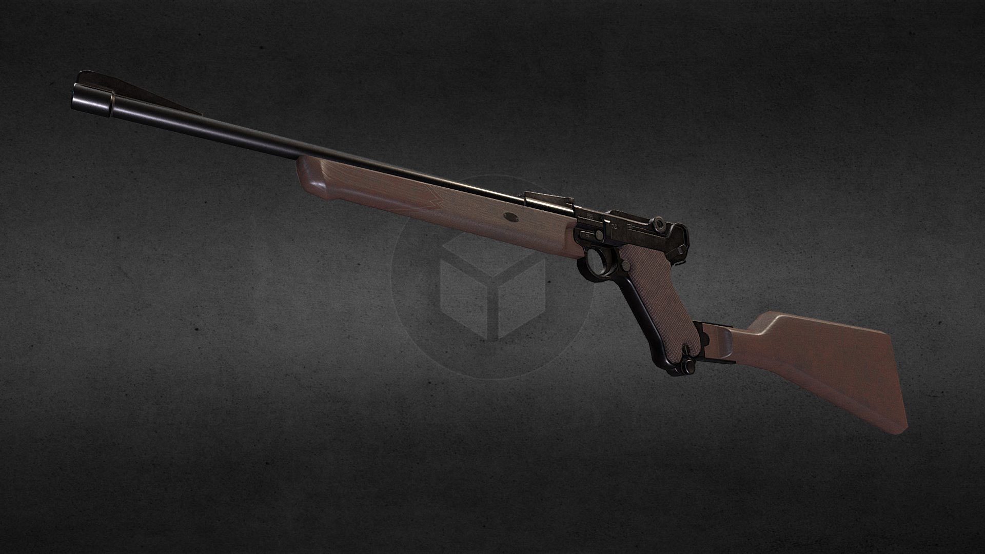 P08 Luger Carbine Model - Download Free 3D model by ARIA (@I_Live ...