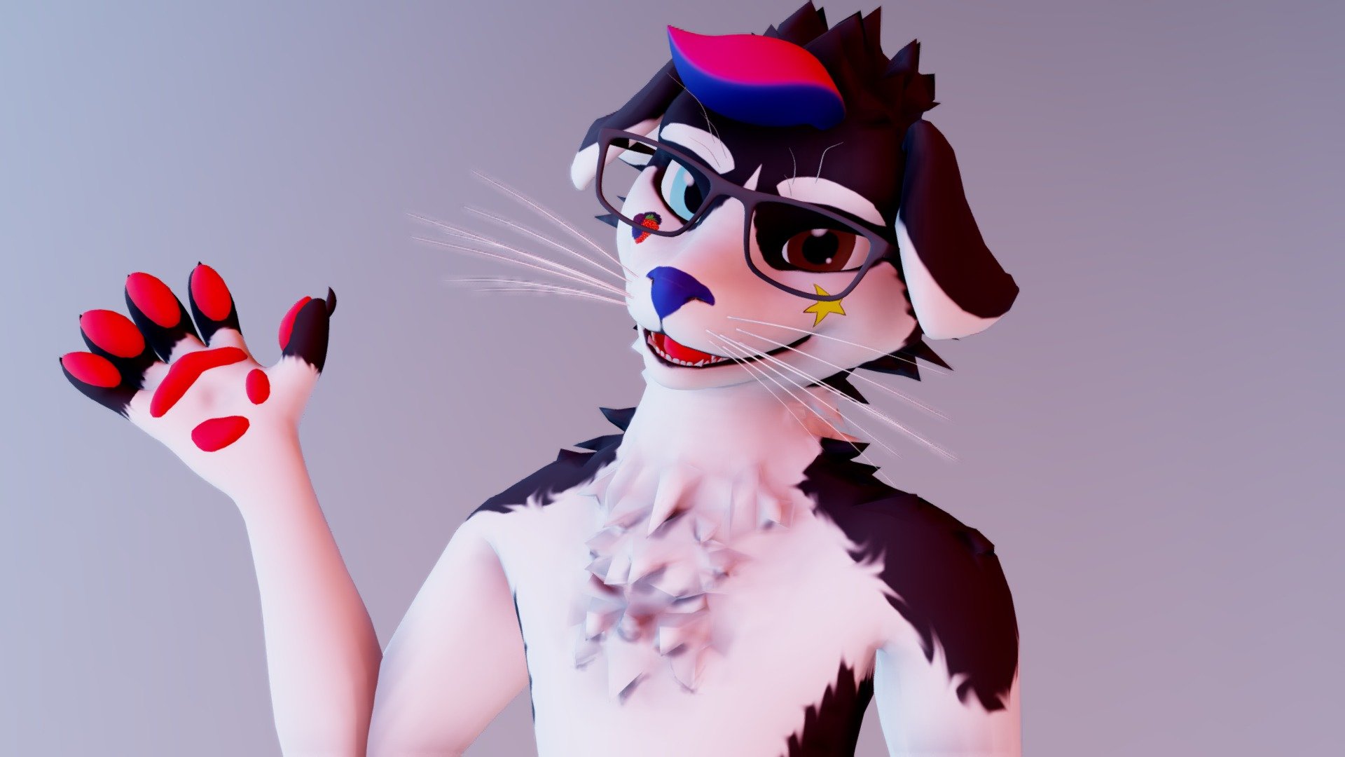 NickyBerryBurst - Retexture & Edit Commission - 3D model by Kureshu [b34f706] - Sketchfab