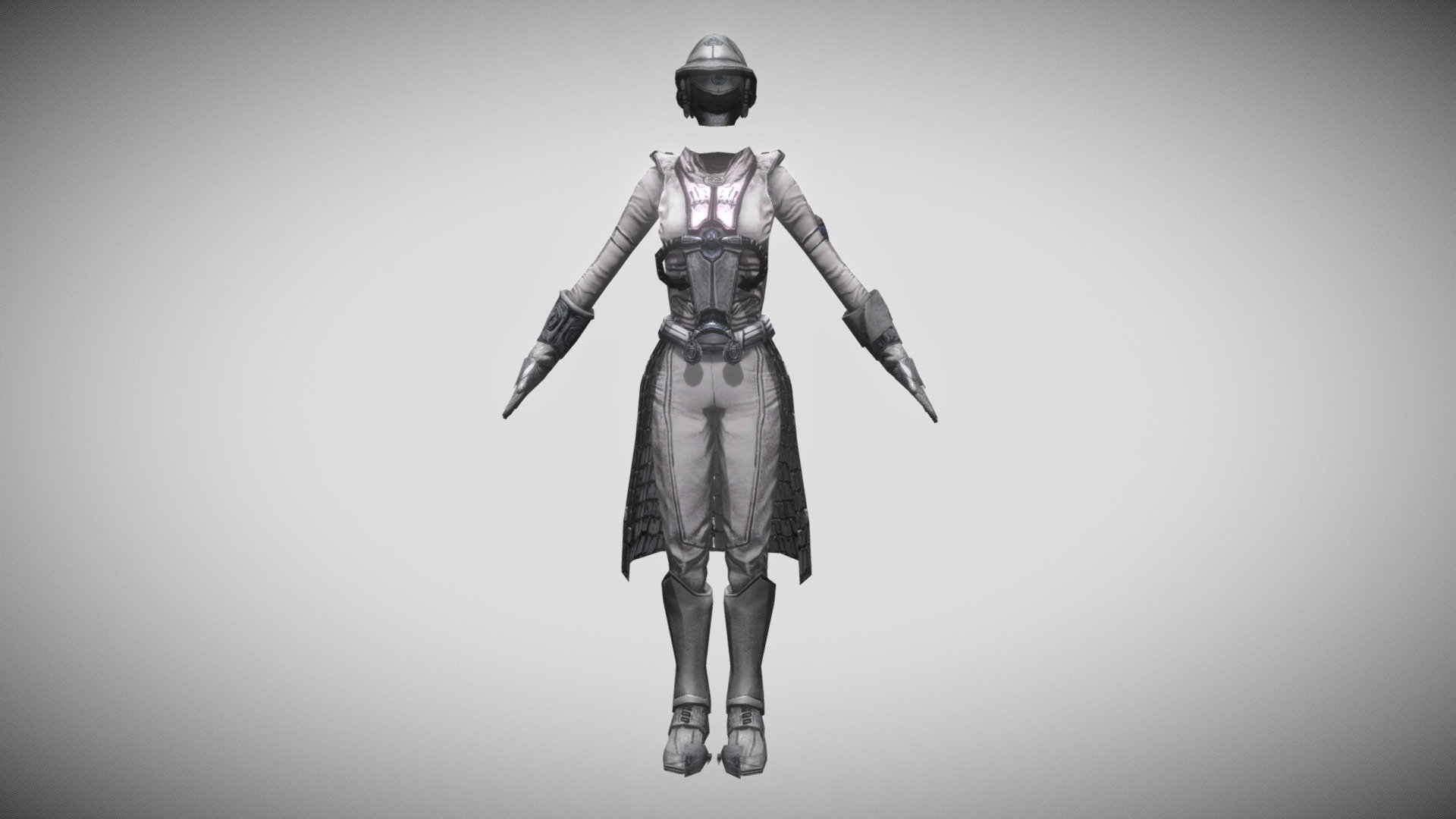 Star Wars Galaxies - Mabari Armor(Female) - Download Free 3D model by ...