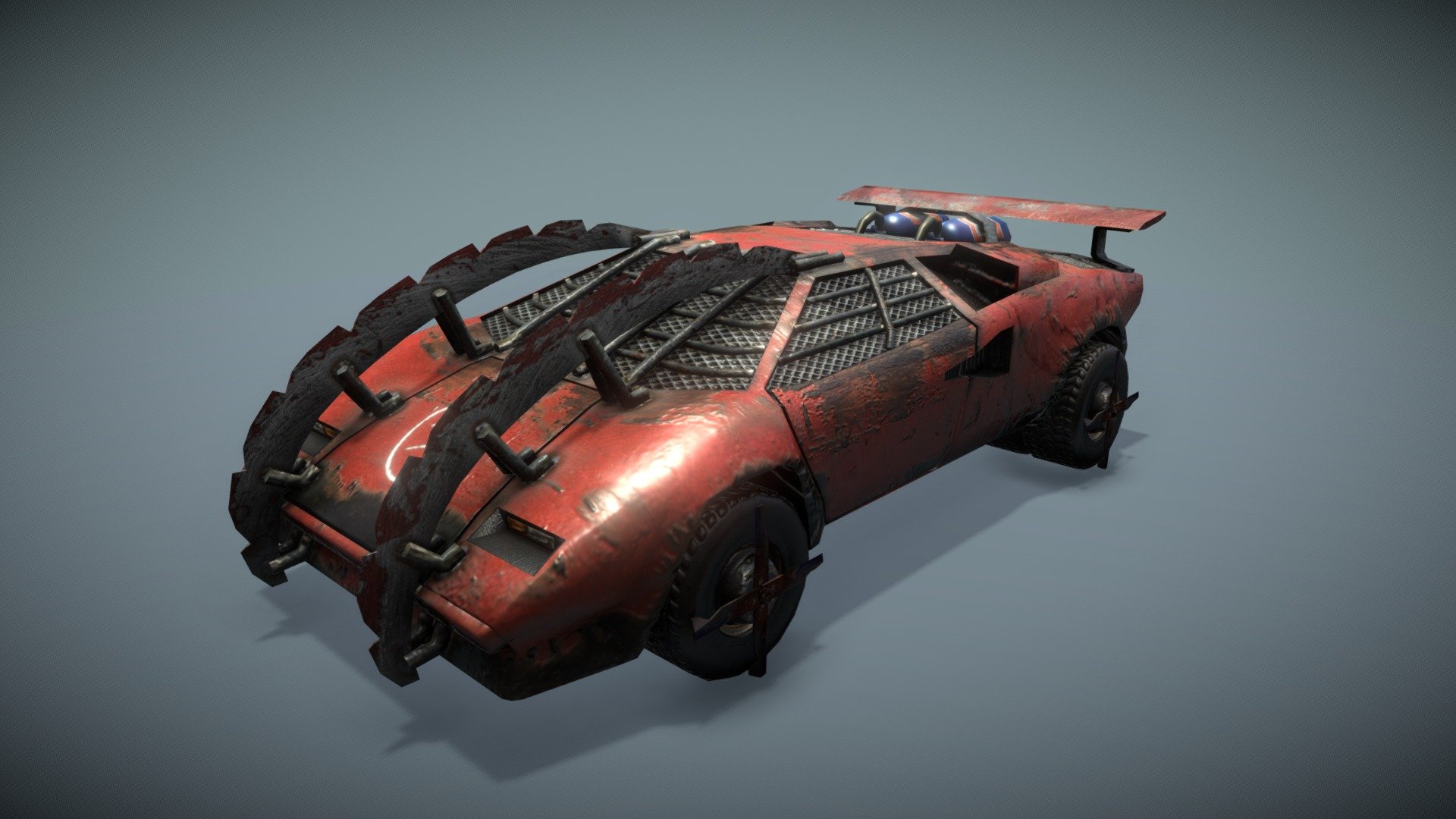Post-Apocalyptic car - Slicer - 3D model by MadManStudio [b356759 ...