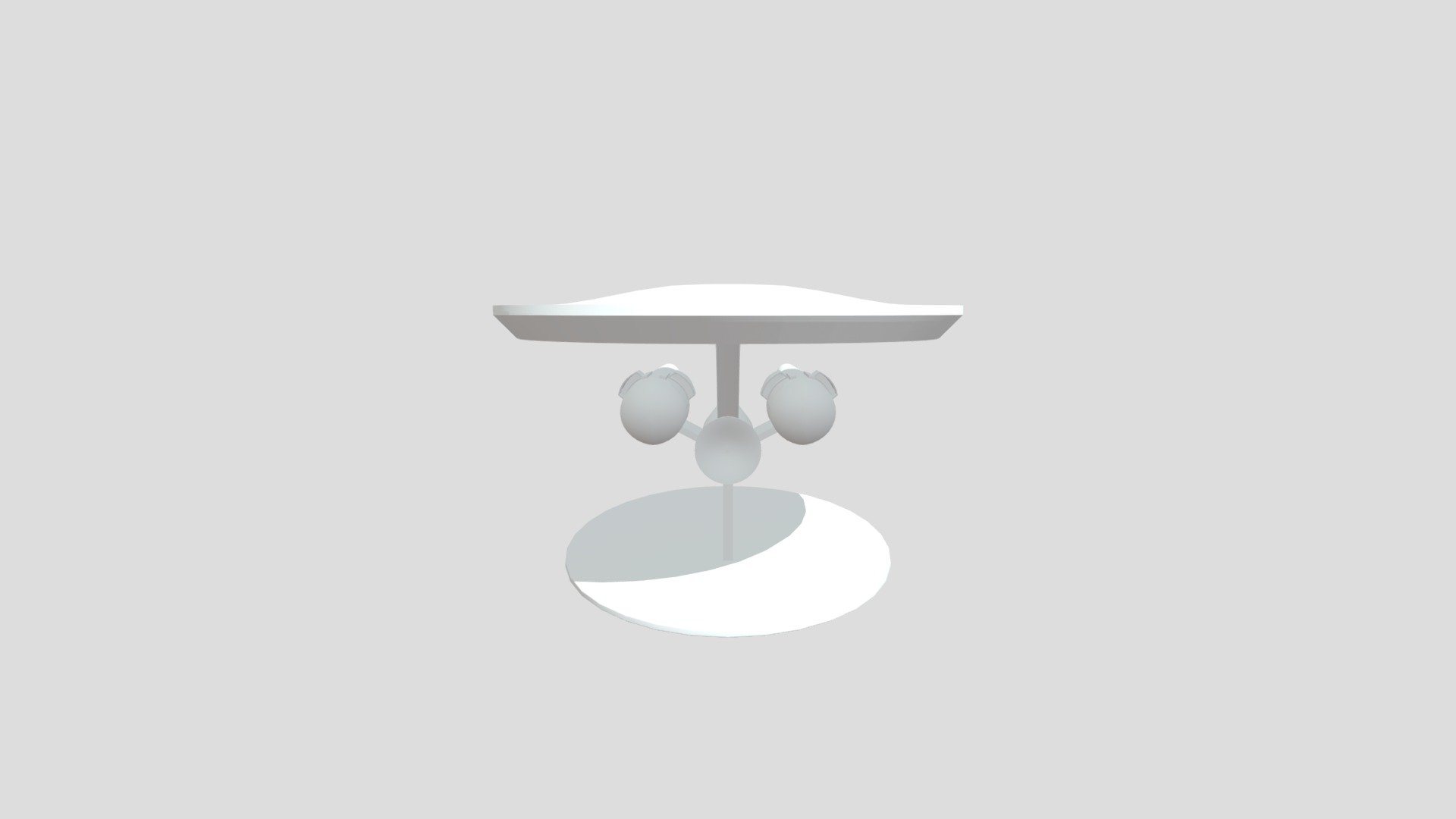 Starship Enterprise Desk Model - Untextured - 3D model by UncleWham ...