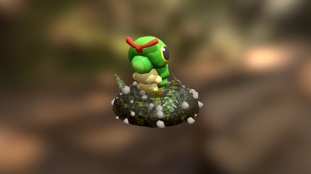 Caterpie - 3D model by socialauth_usef6ee6d126d2149b9 [b358902] - Sketchfab