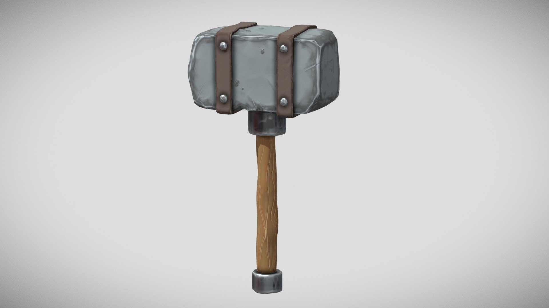 Stylized War Hammer - 3D model by Popopo_wrkshp (@geo_dmitry_metry ...