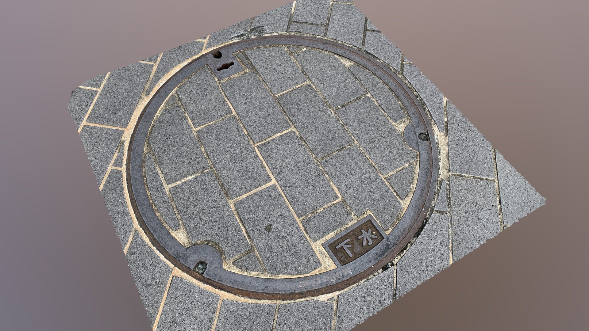 Manhole, Toyohashi Sewer - 3D model by yuma.jp (@YYouzhen) [b35ad05 ...