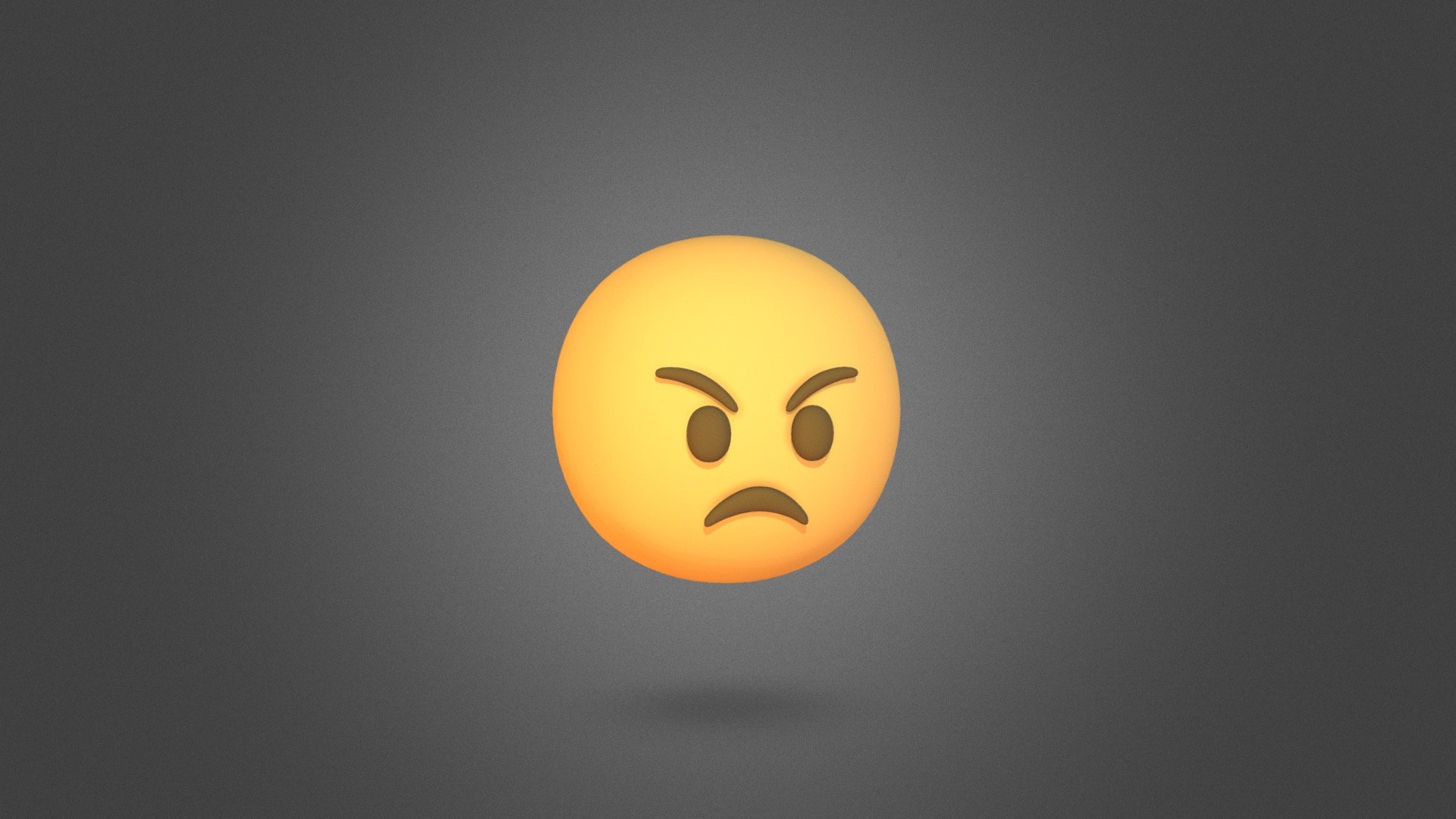 Angry Face Emoji - Buy Royalty Free 3D model by burakonur99 [b35b0cf ...