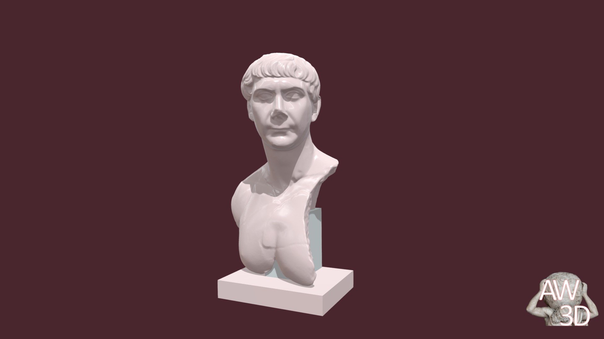 100.FC.11 Trajan Portrait MSR - Download Free 3D model by Ancient World ...