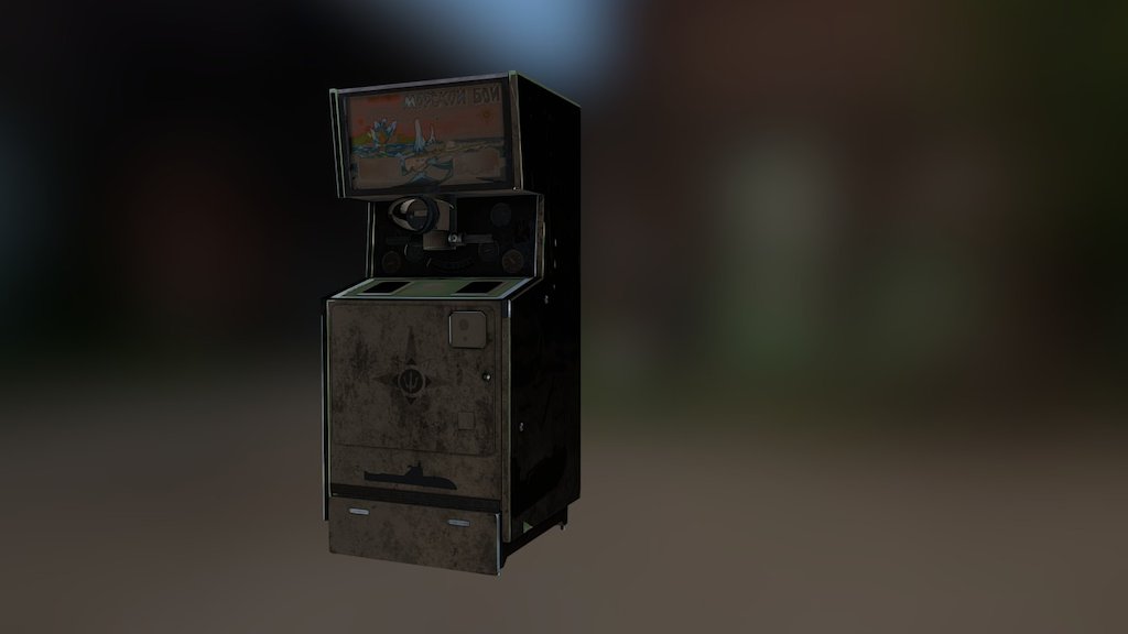 “Morskoi Boi” (Sea Battle) Arcade Machine. - 3D model by kanu009 ...