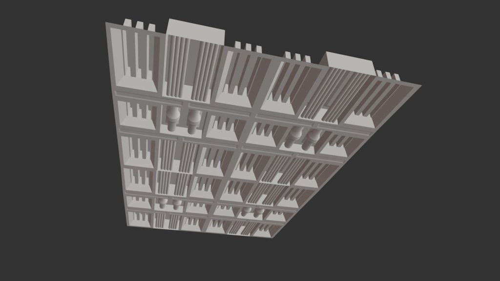 4 Ceiling Pieces - 3D model by Szymon Wilczynski (@Jelonek54) [b35ebd8 ...