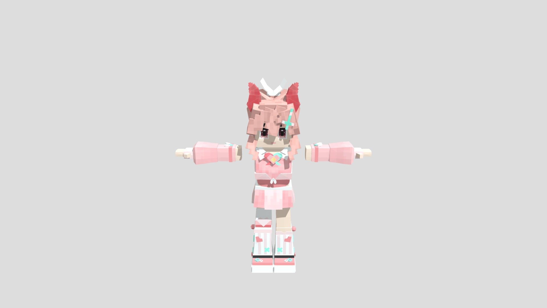 minecraft girl- Mokobean - 3D model by ntphuong_moe ...