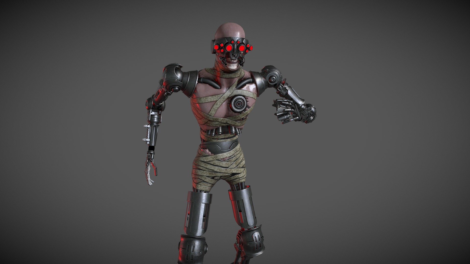 Corpse Cyborg - Download Free 3D model by Lagst [b360d2e] - Sketchfab