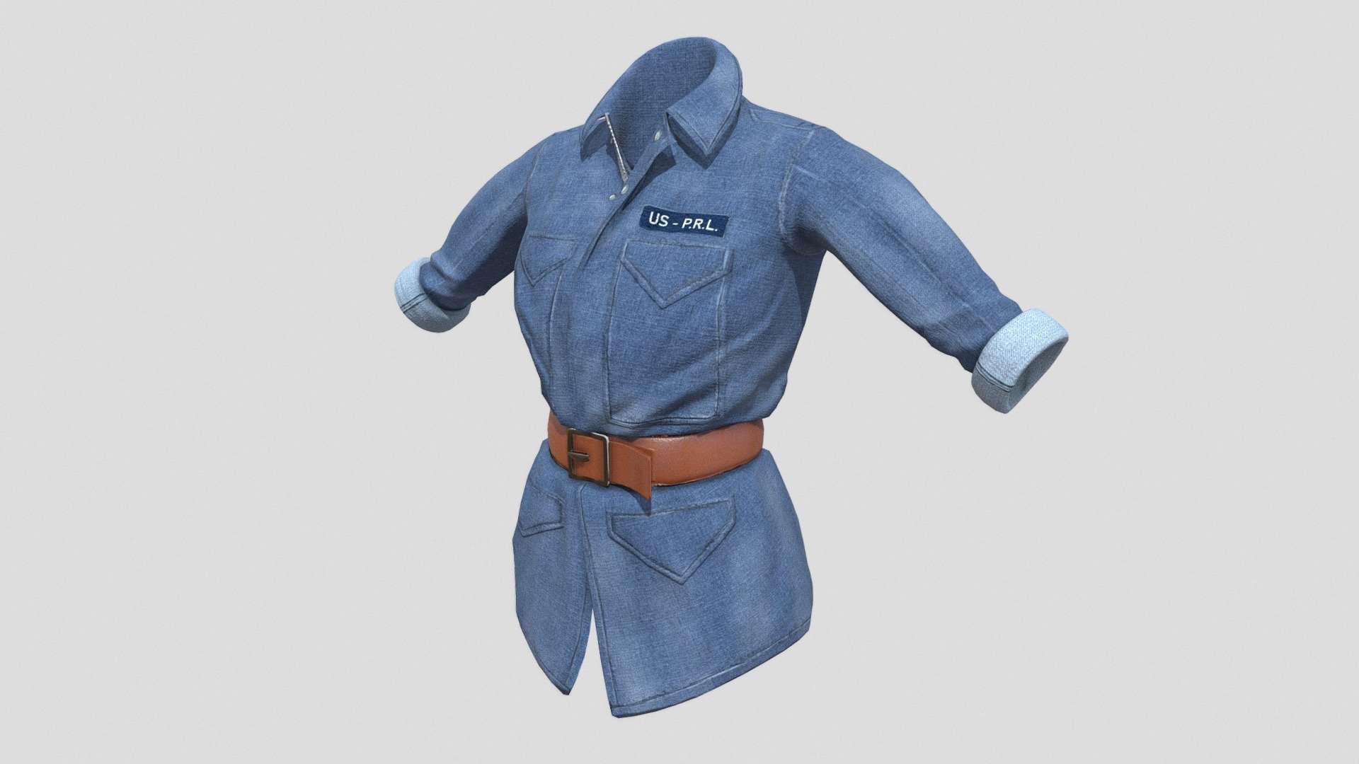 Denim Jacket - 3D model by blueelagoon9 [b361121] - Sketchfab