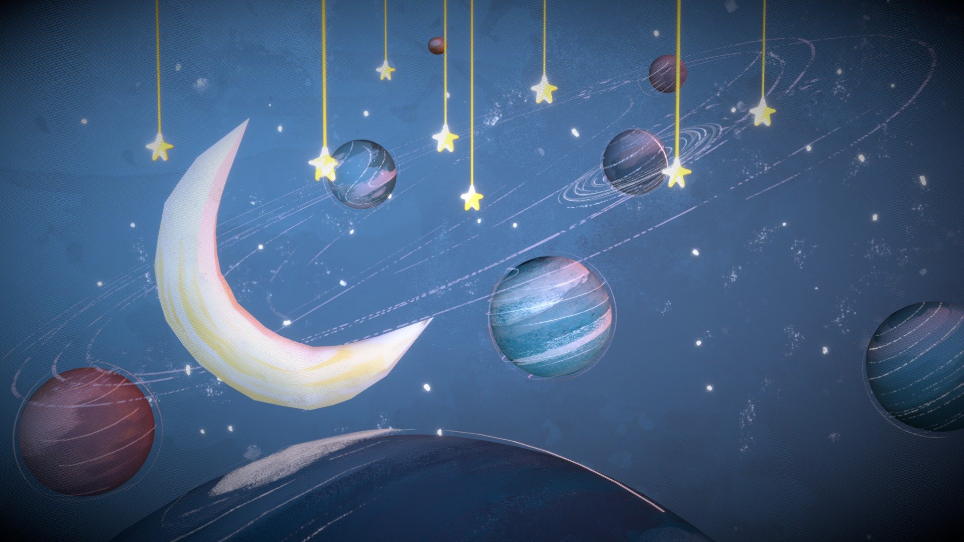 Playing in the Stars (Animation) - 3D model by BreRoberts [b36381c ...