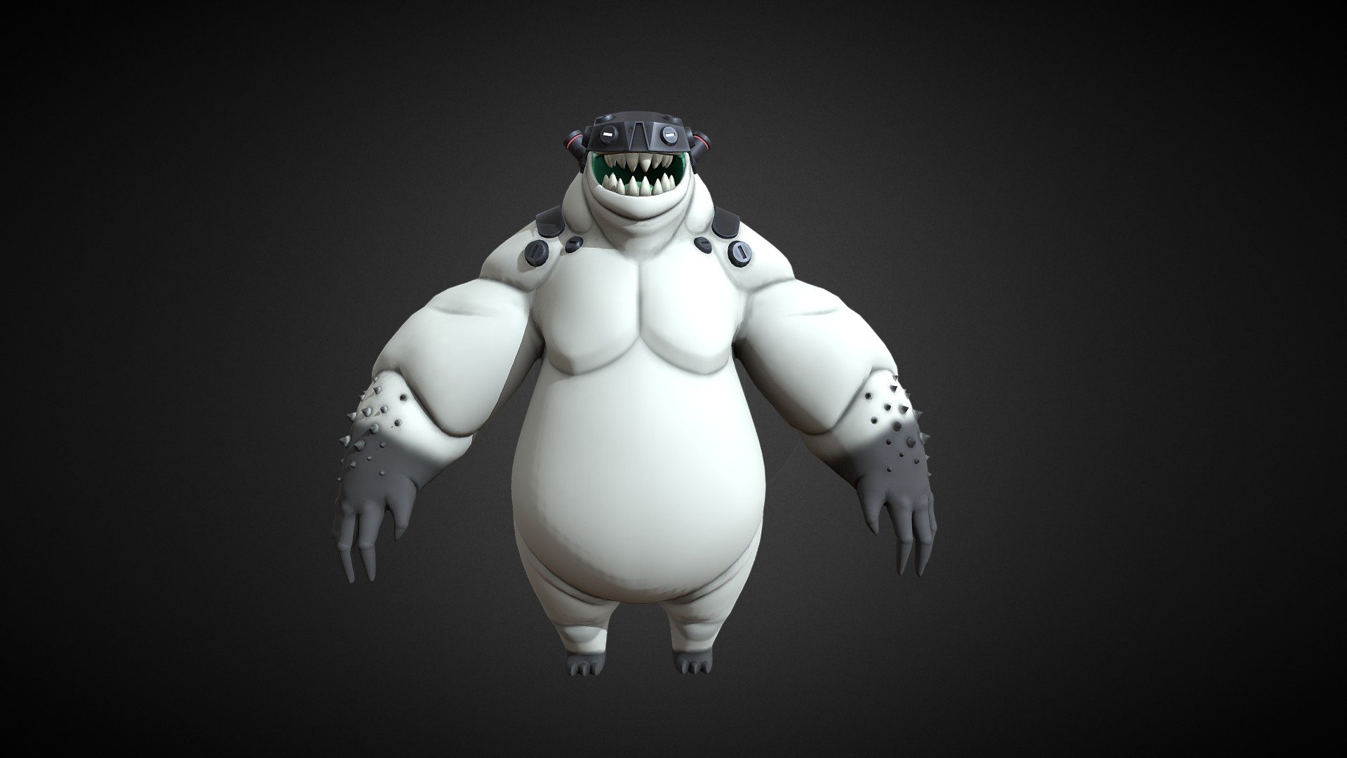 Stylized Creature - Crobus - 3D model by Ian_IL [b366383] - Sketchfab