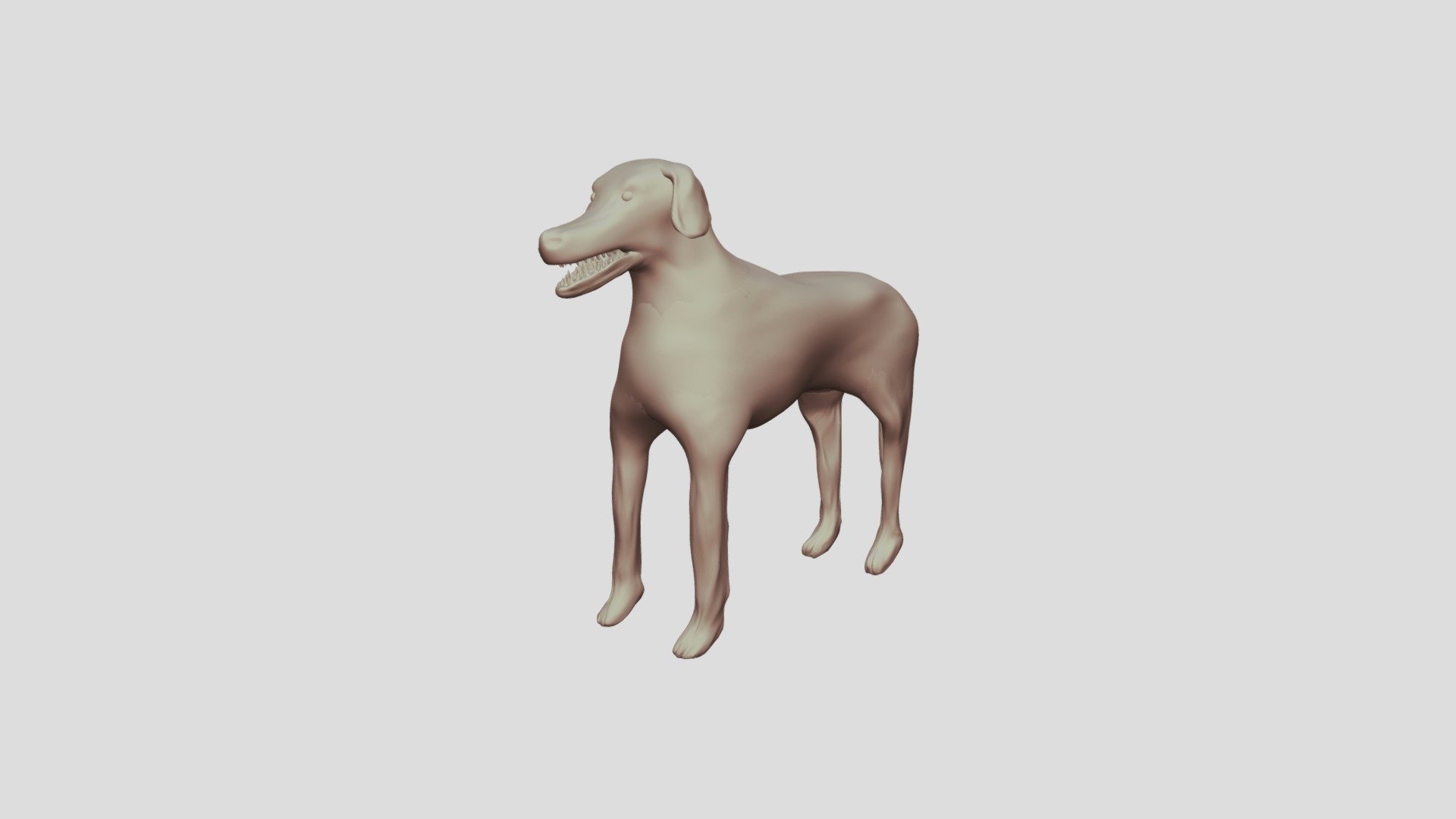 dog - 3D model by Cosmos14b [b366639] - Sketchfab