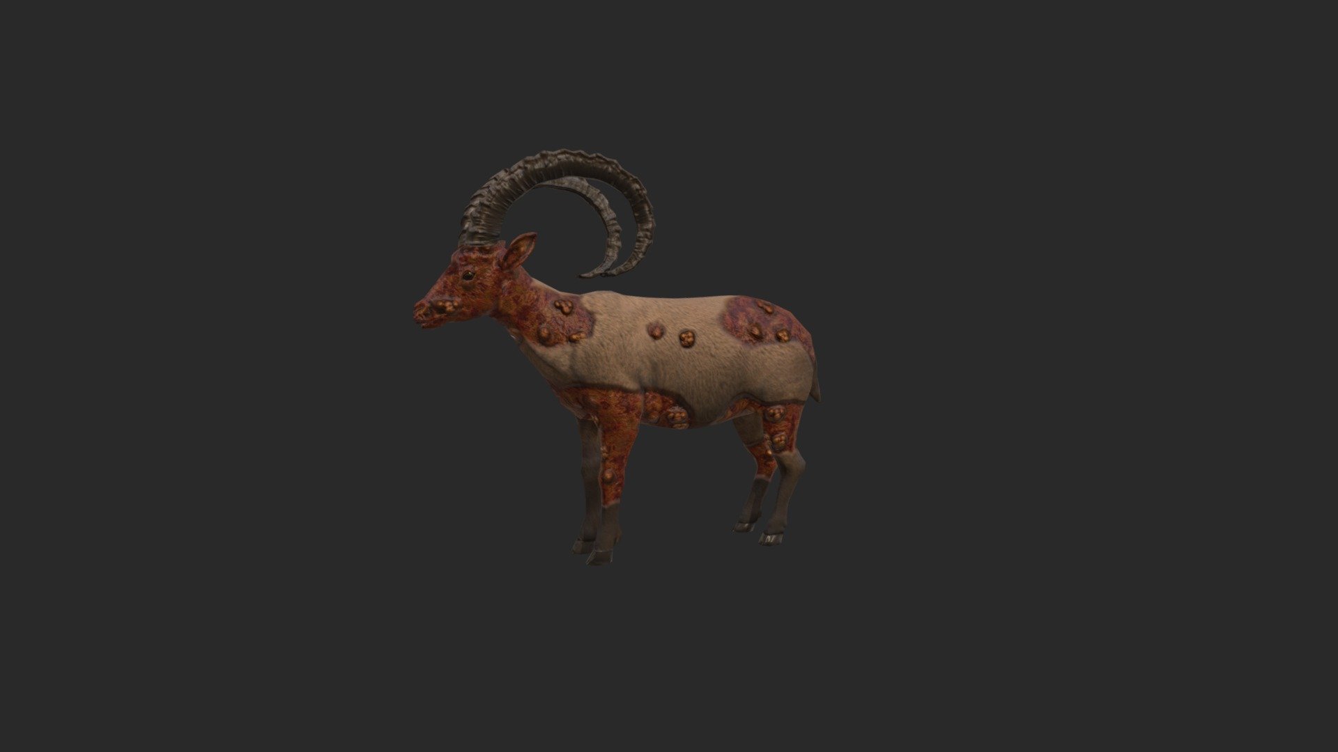 Ibex_diseased - Buy Royalty Free 3D model by Jacob Burke (@comatos ...
