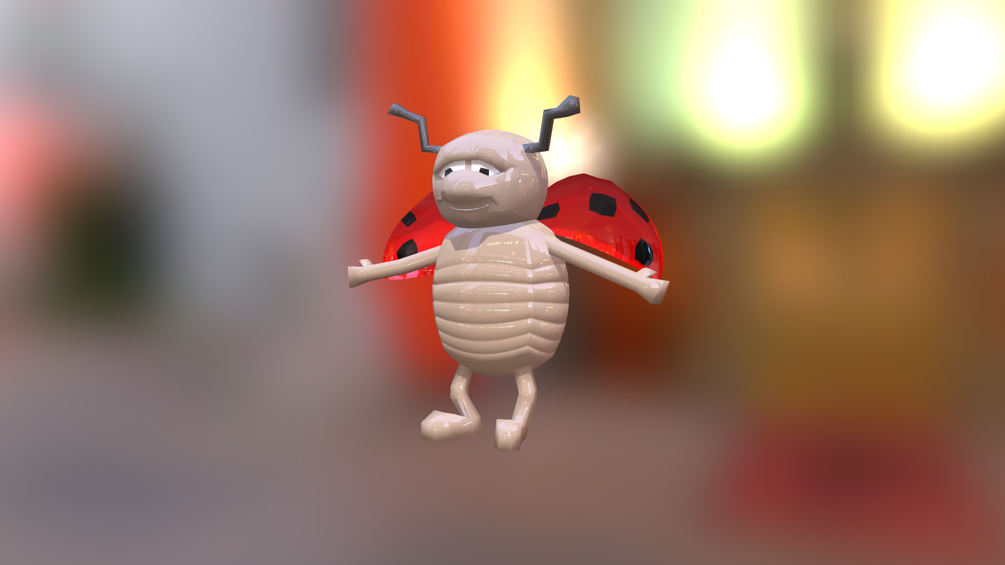 Coccinelle - 3D model by armand_81 [b368b19] - Sketchfab