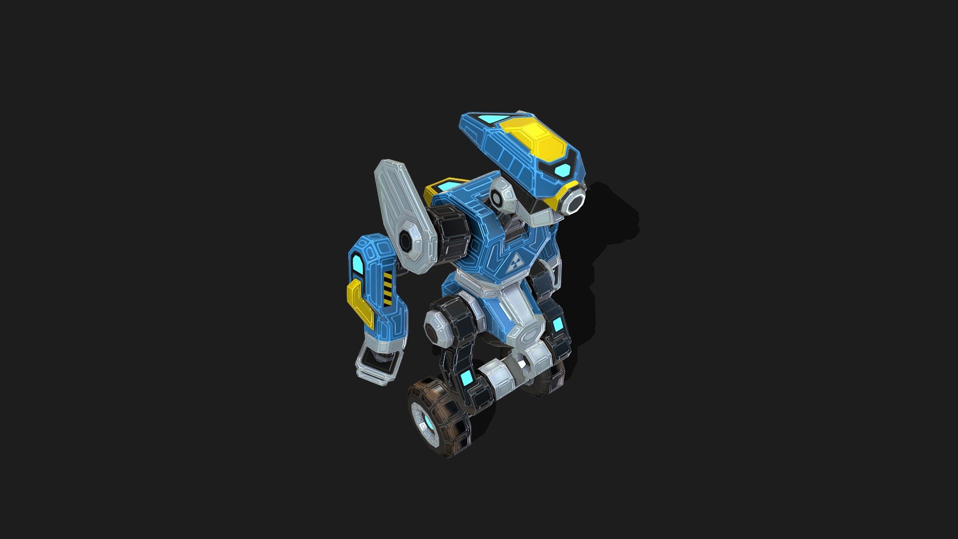 xWar: Fast Repair Bot - 3D model by Miguel Beckers (@miguelbeckers ...