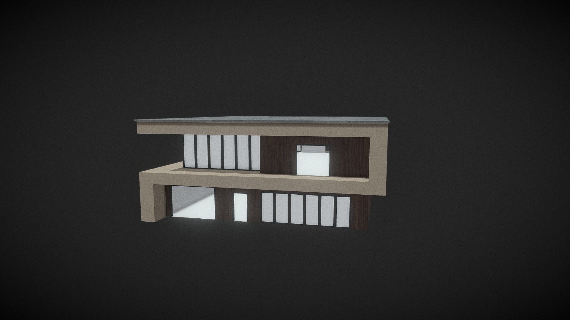 Modern House 2 - Download Free 3D model by AMINE (@amineloop) [b36a3b2 ...