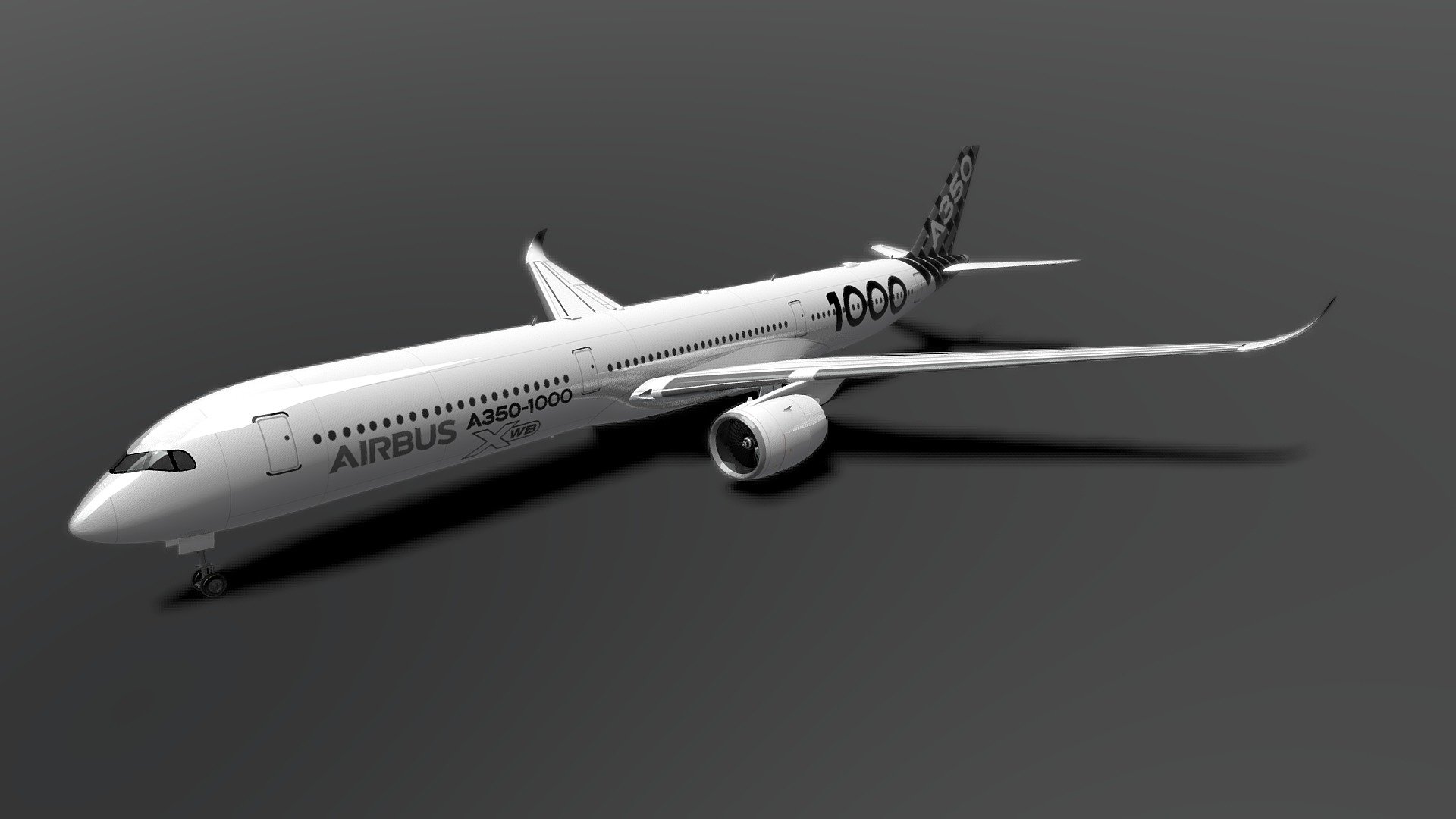 Airbus XWB A350-1000 - 3D model by N.S STUDIOS (@N.S-STUDIOS) [b36bae5 ...