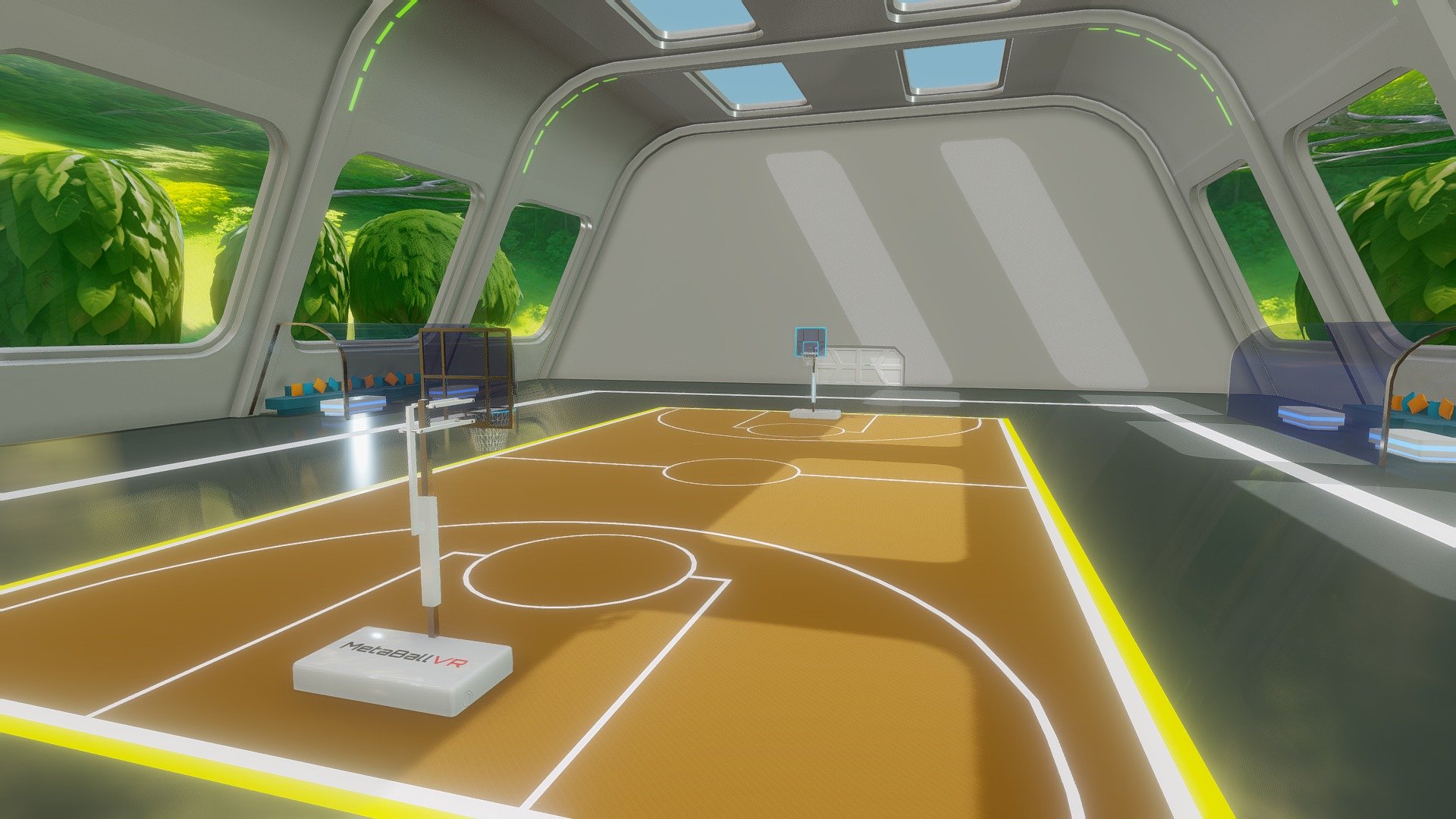 Futuristic Basketball Facility - Download Free 3D model by R-LAB ...