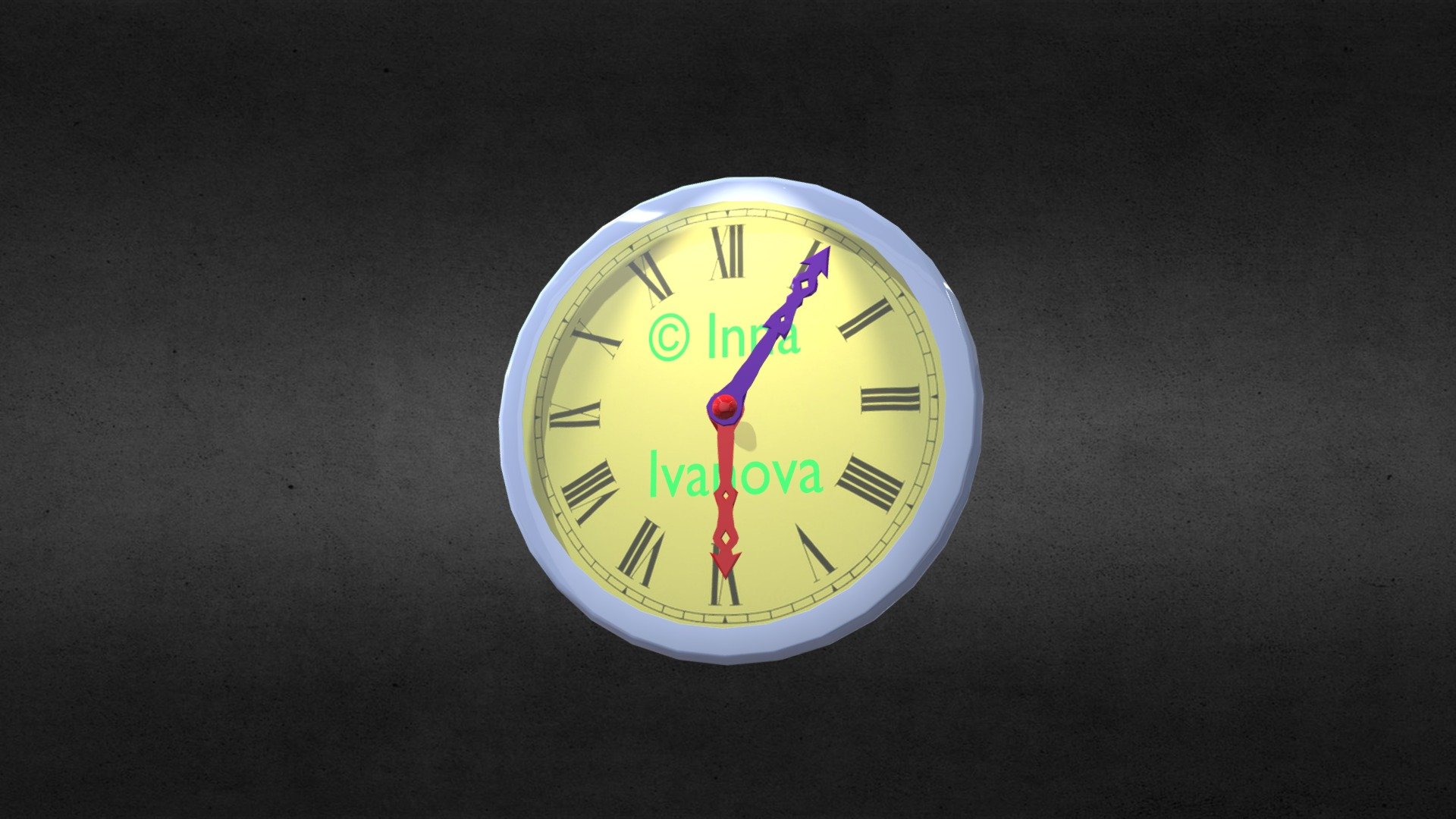 CLOCK(-1)_+.25.05.2021 - 3D model by Inna_Ivanova [b373b32] - Sketchfab