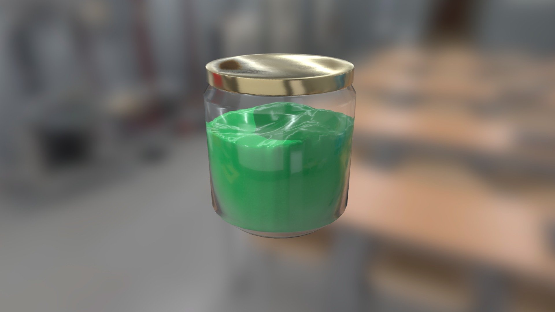 Jar of slime - Download Free 3D model by tamminen [b375011] - Sketchfab