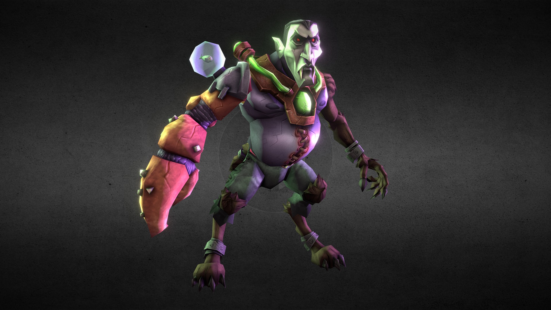 Monster Lab Creature - Nintendo Wii (*TEX ONLY*) - 3D model by ...