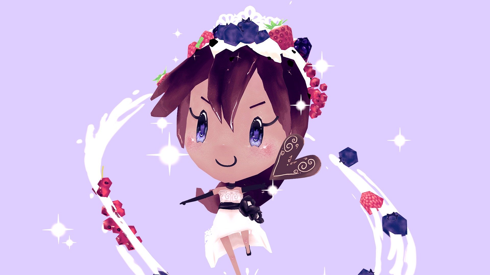 The Berry Princess - 3D model by chonii [b377ead] - Sketchfab