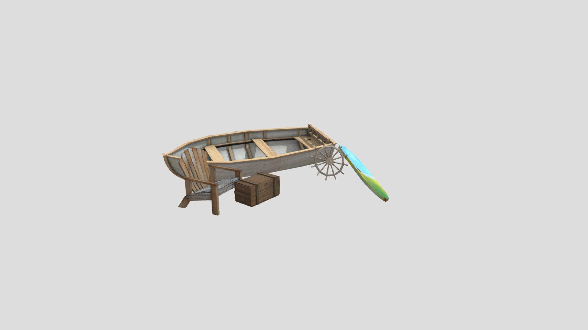 DAE 5 Finished props - BY THE OCEAN - 3D model by Christina_Tsakalidou ...