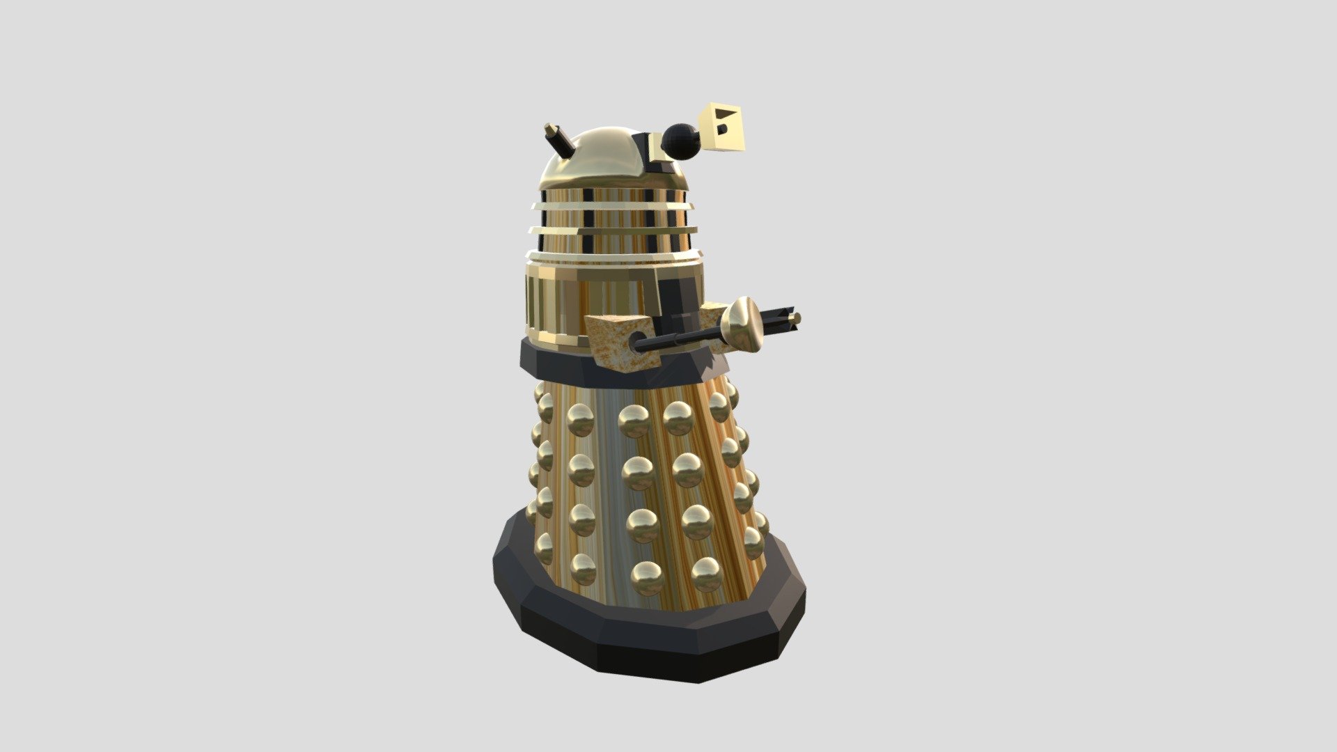 dalek - 3D model by liseh [b379ec1] - Sketchfab