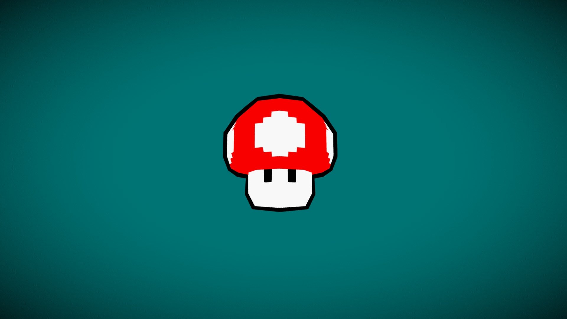Red Mushroom - Super Mario - Download Free 3D model by LowPolyJack ...