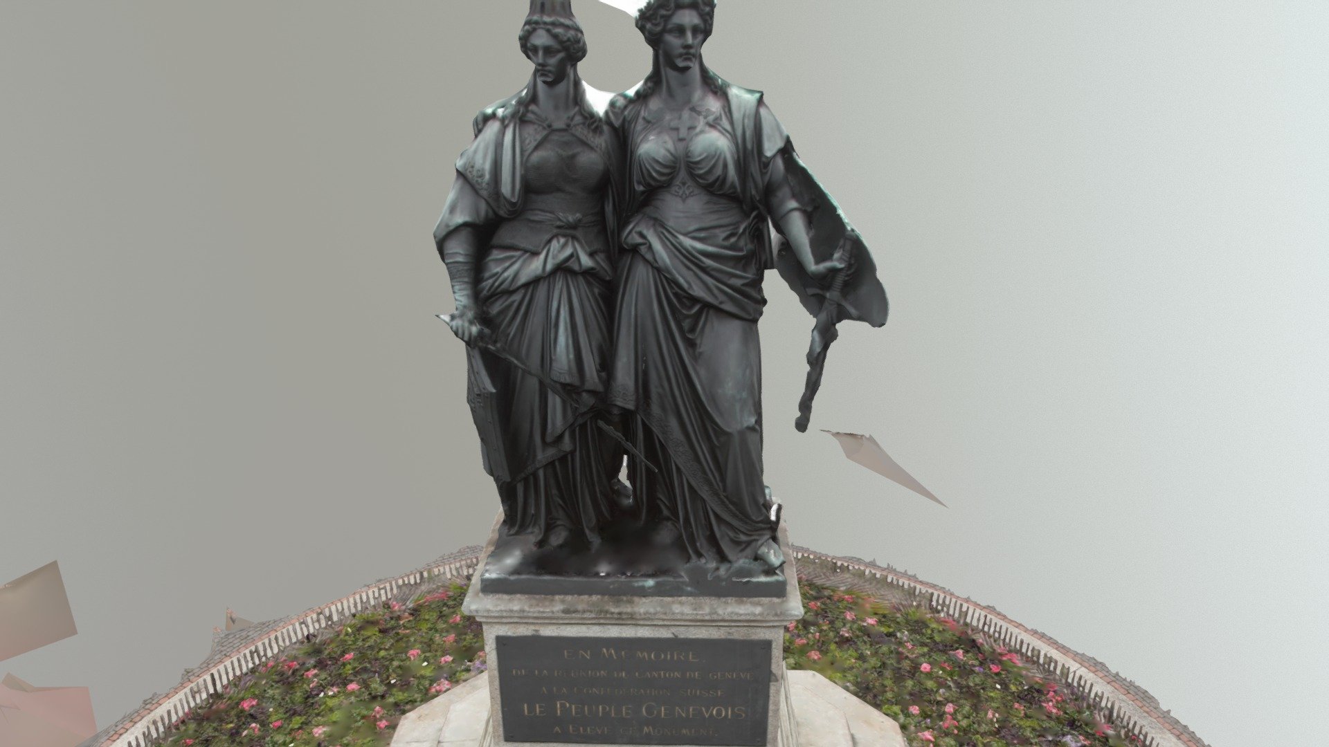 Statue Genève Helvetie - 3D model by flying.pixel.prod [b37b508 ...