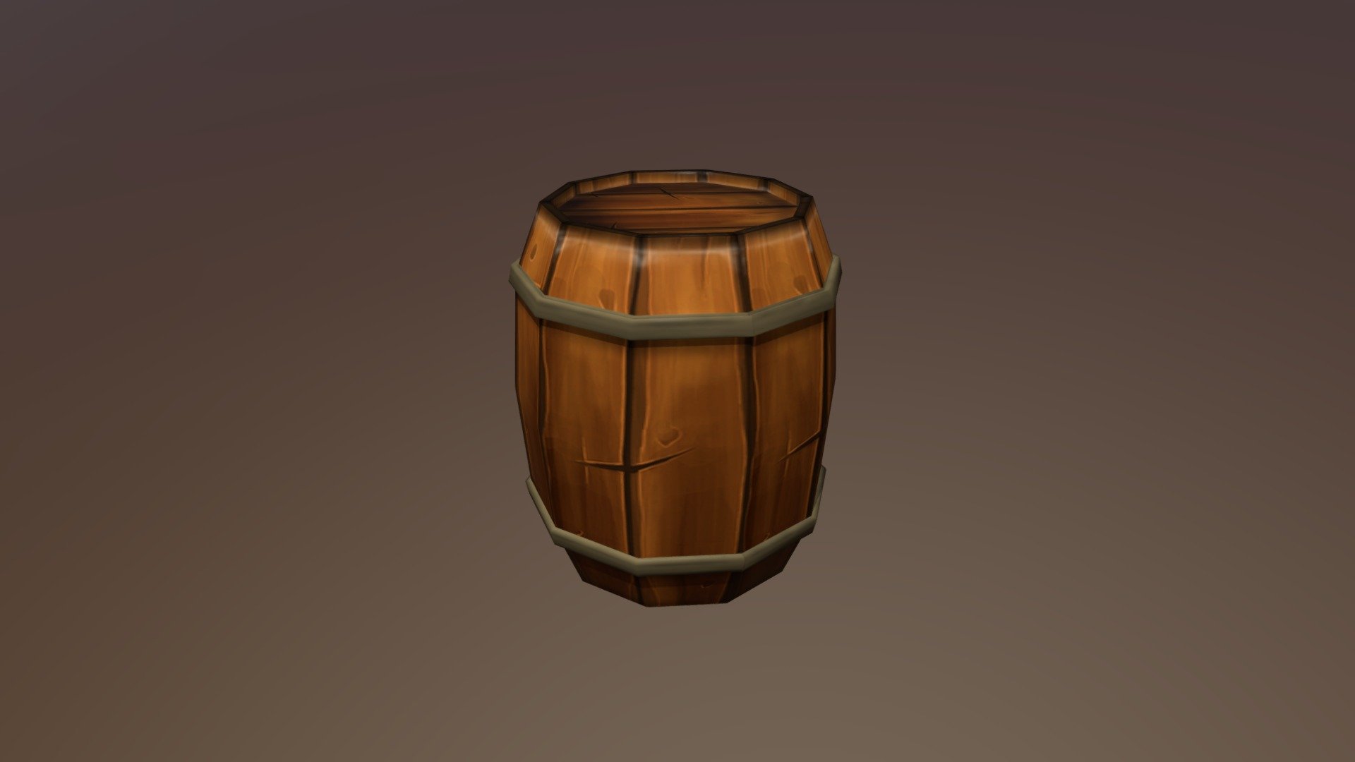 Barrel Model - 3D model by Thefiant [b37b8f1] - Sketchfab
