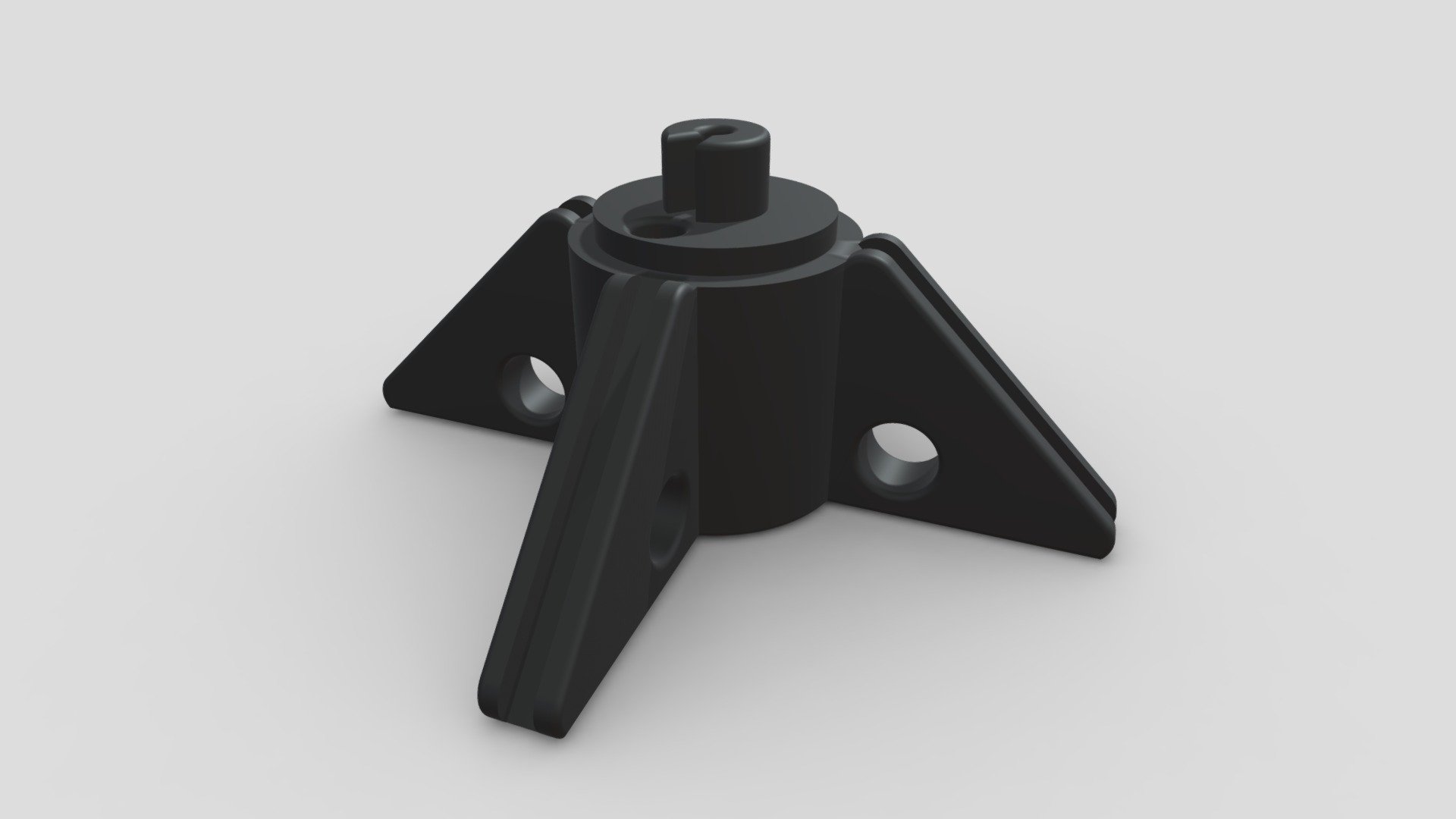 Radial ground-plane Antenna Jig - Download Free 3D model by sbmail246 ...