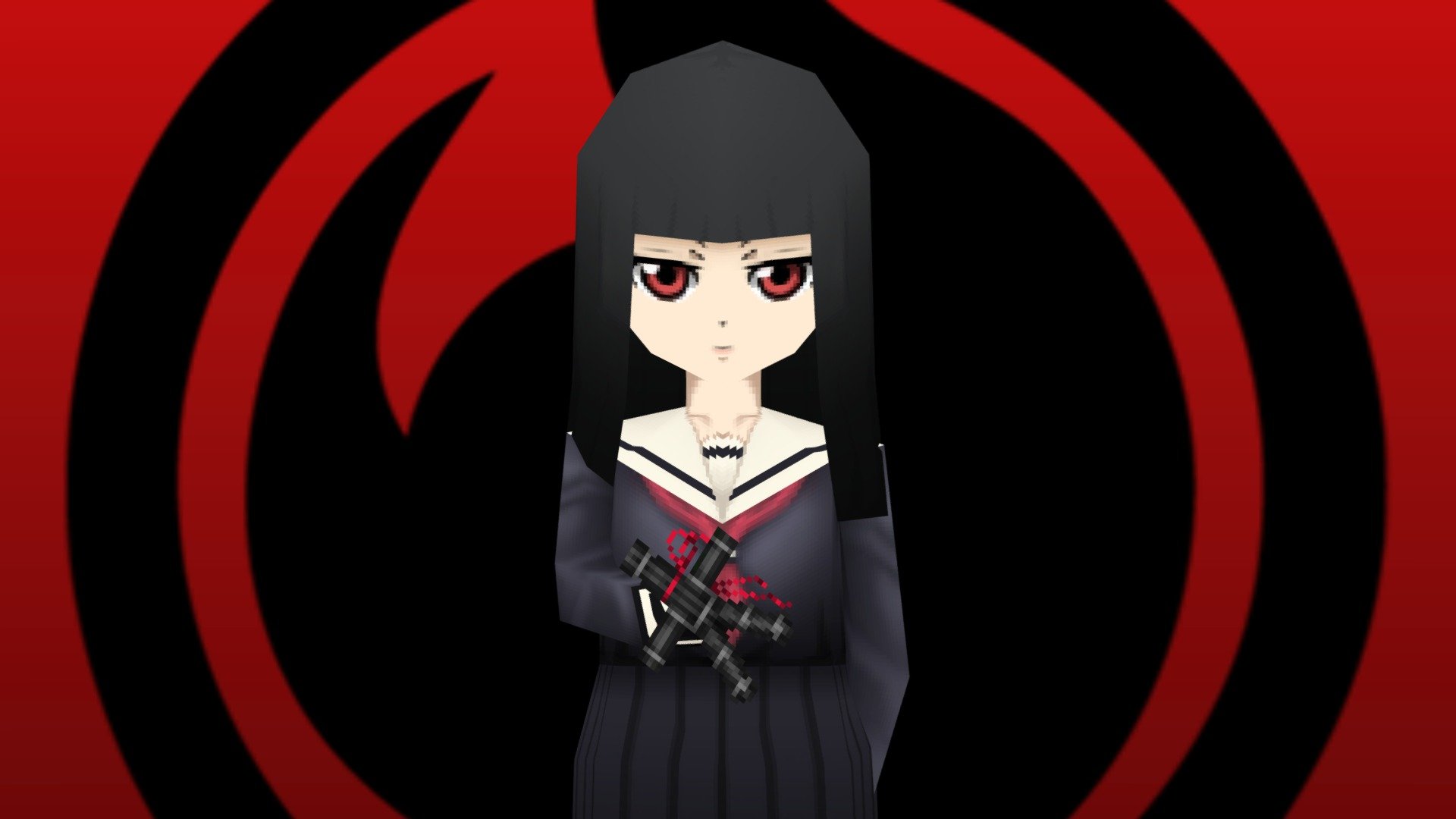Enma Ai - 256fes 2022 - 3D model by Julián (@Julian_Hang) [b37cfc4 ...