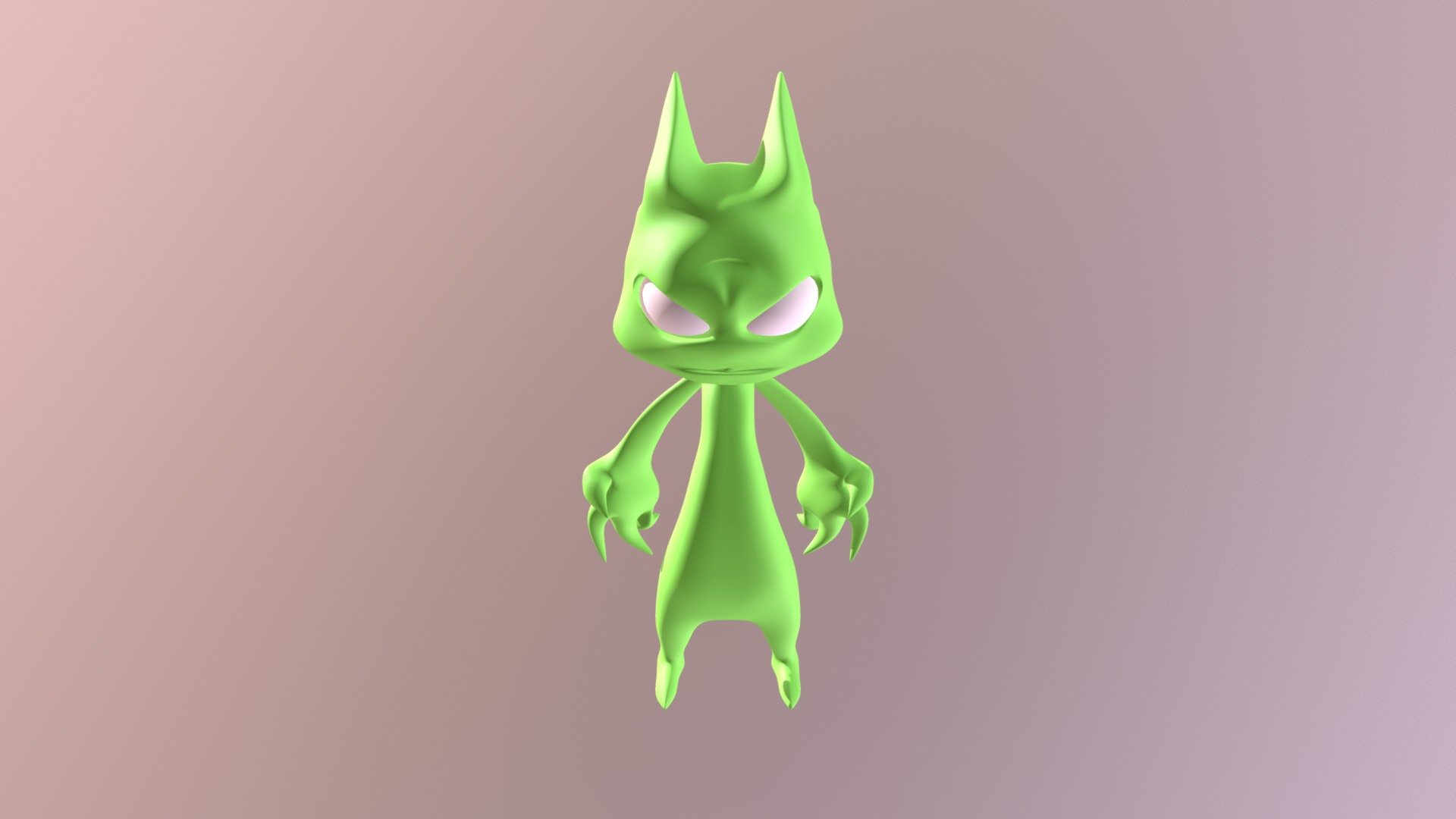 Green Toon Character - 3D model by ingnitus [b37e0f6] - Sketchfab
